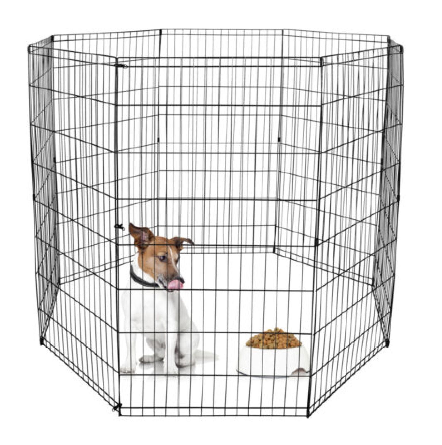 YANFEN Dog Playpen Large Crate Fence 8 Panels Tall Pet Play Pen ...