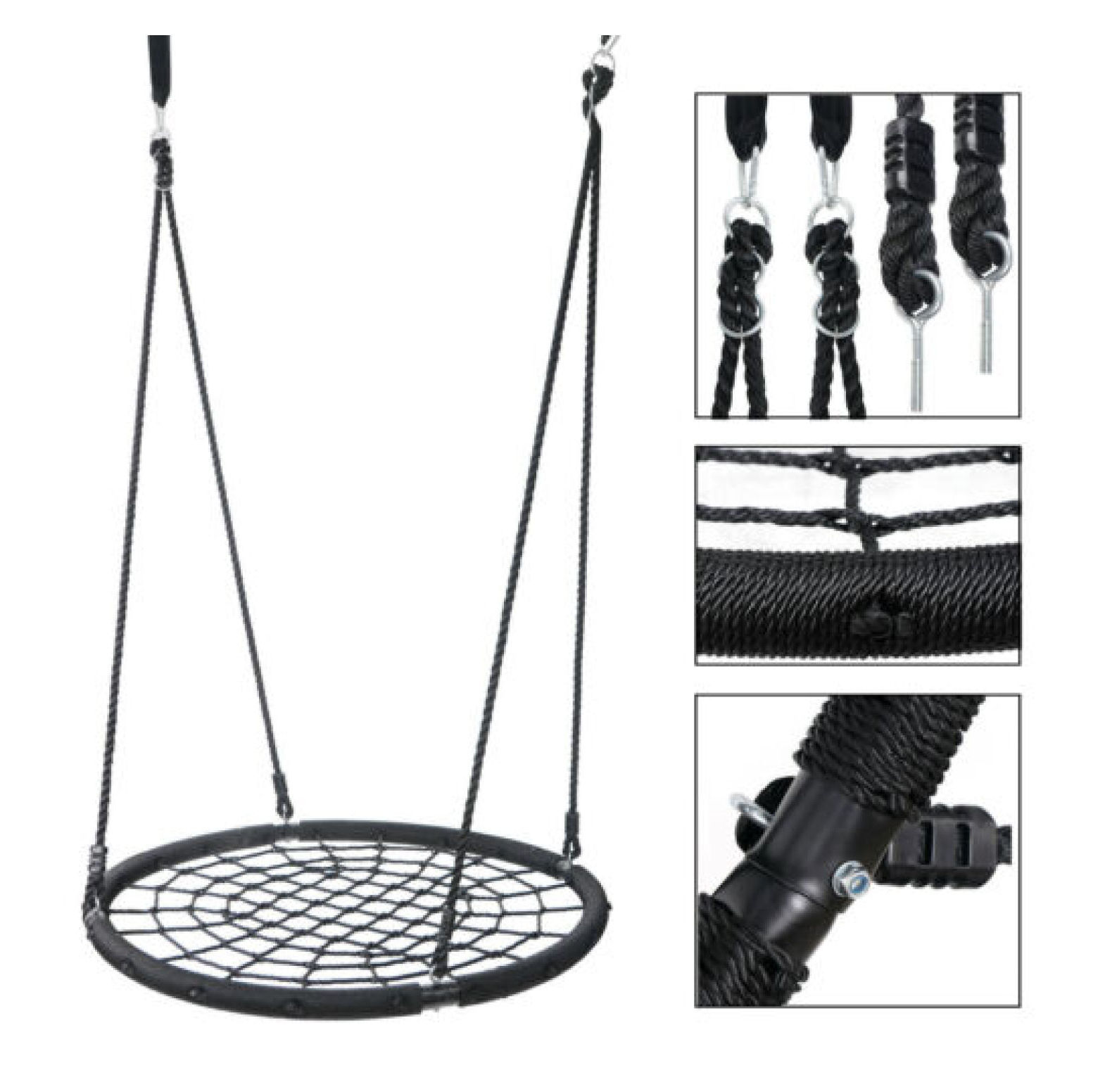 YANFEN '' Durable Spider Web Tree Swing Set PE Rope Large Size up to ...