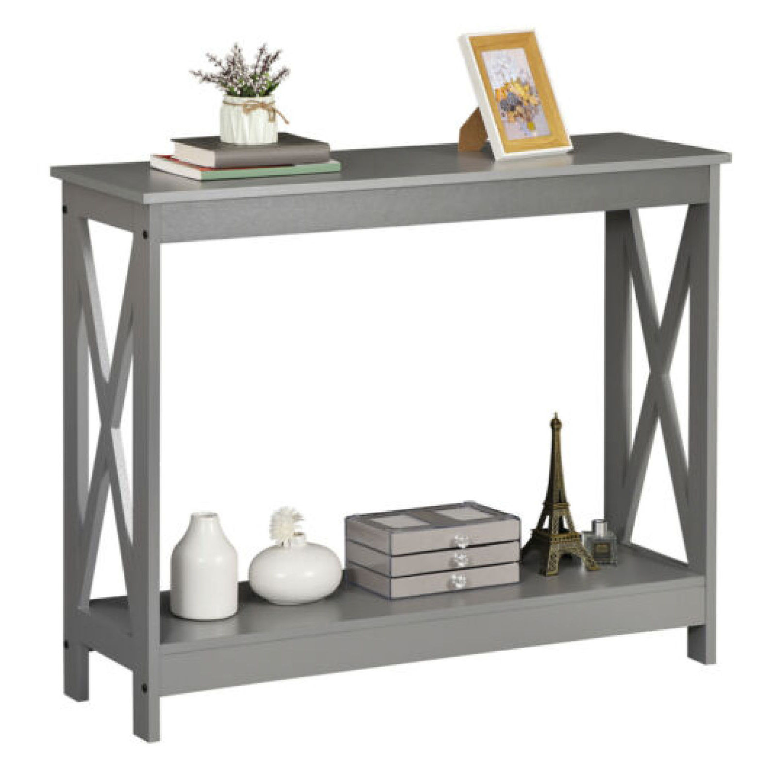 YANFEN Multi-color Console Table Accent Side Stand Sofa Espresso ...