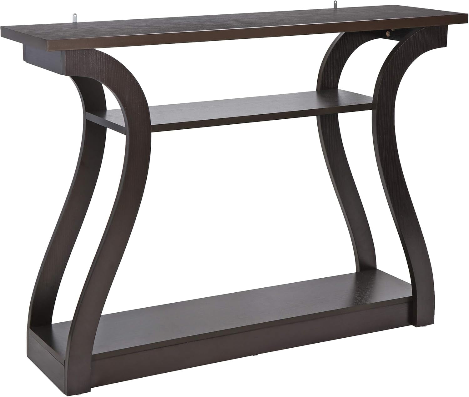 YANG2, Console Table, Entryway Table with 3 Tier Storage Shelves ...