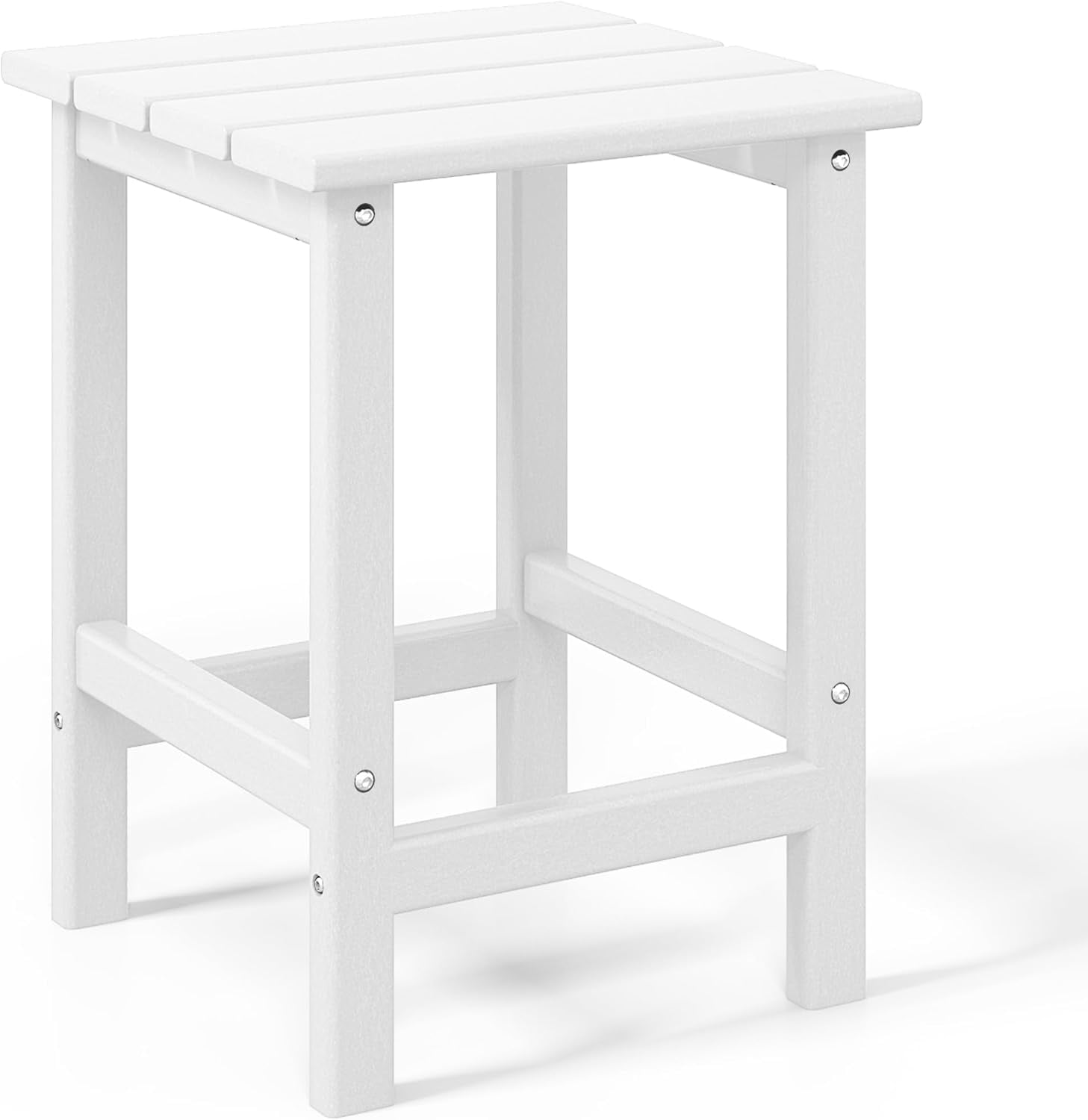 YANG2 Furniture Outdoor Adirondack Side Table, HDPE, Weather and UV ...