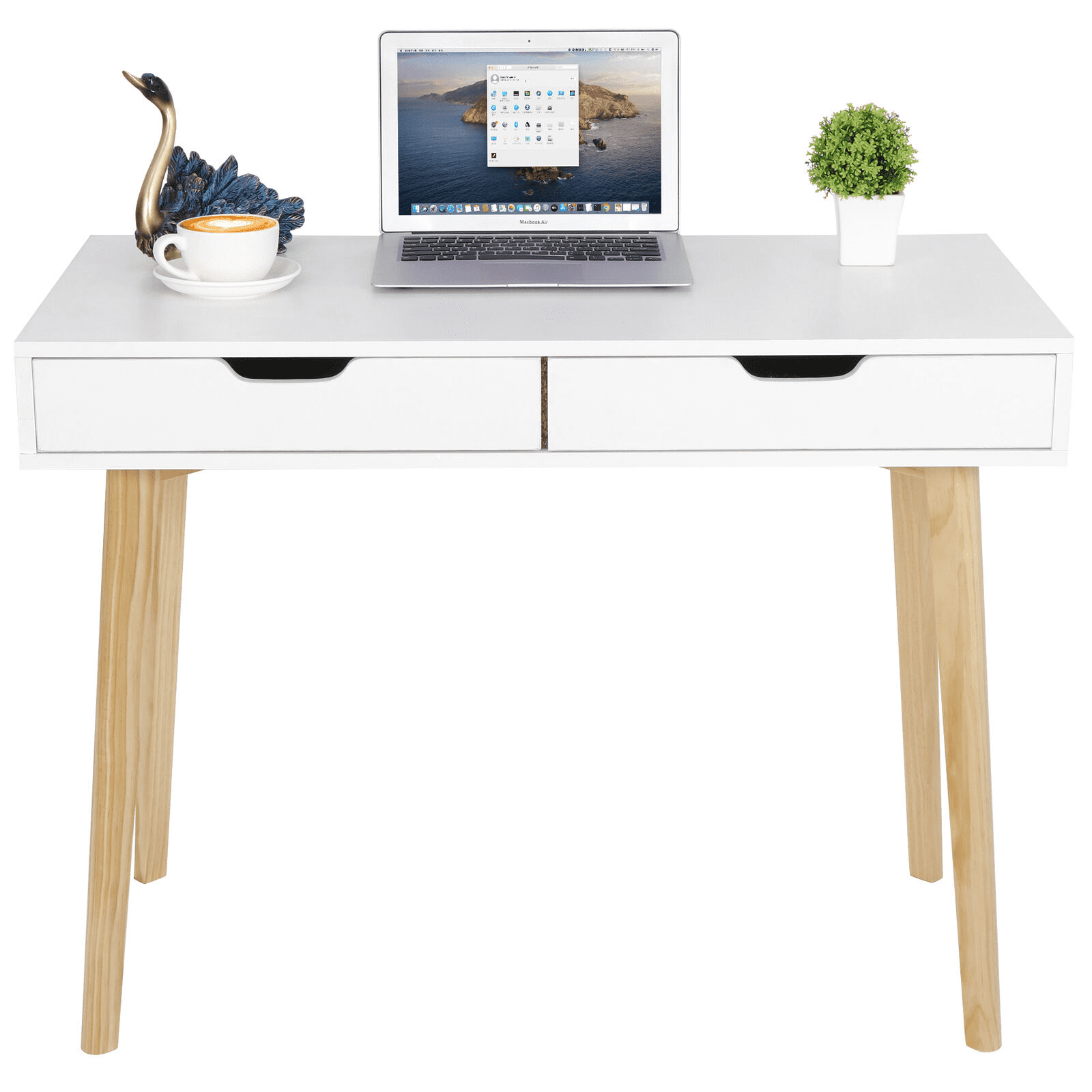 YANG2 Premium 39.4" Simple Home Office Desk - Multifunctional Workspace ...