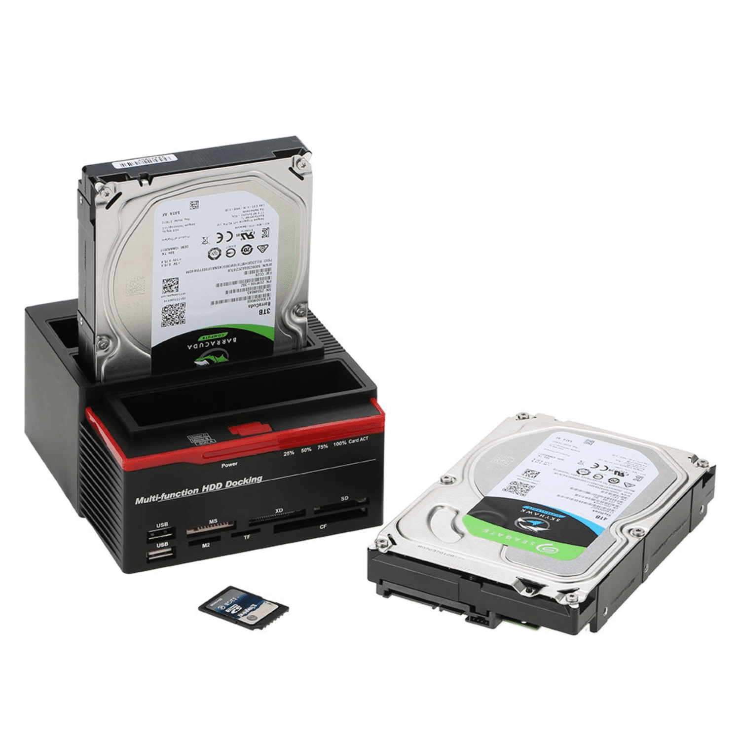 YANGCYY High Speed 2.5/3.5” IDE&SATA Hard Drive Docking Station with ...