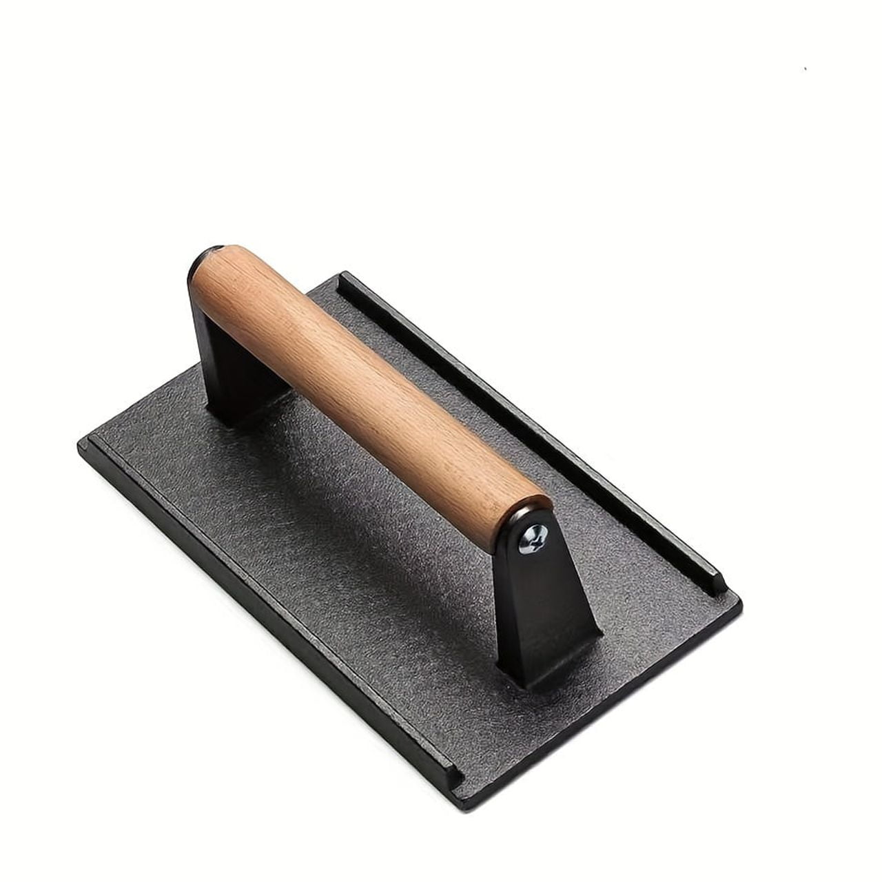 YANGCYY Non-stick Iron Burger Press for Barbecue Rectangular Hamburger ...