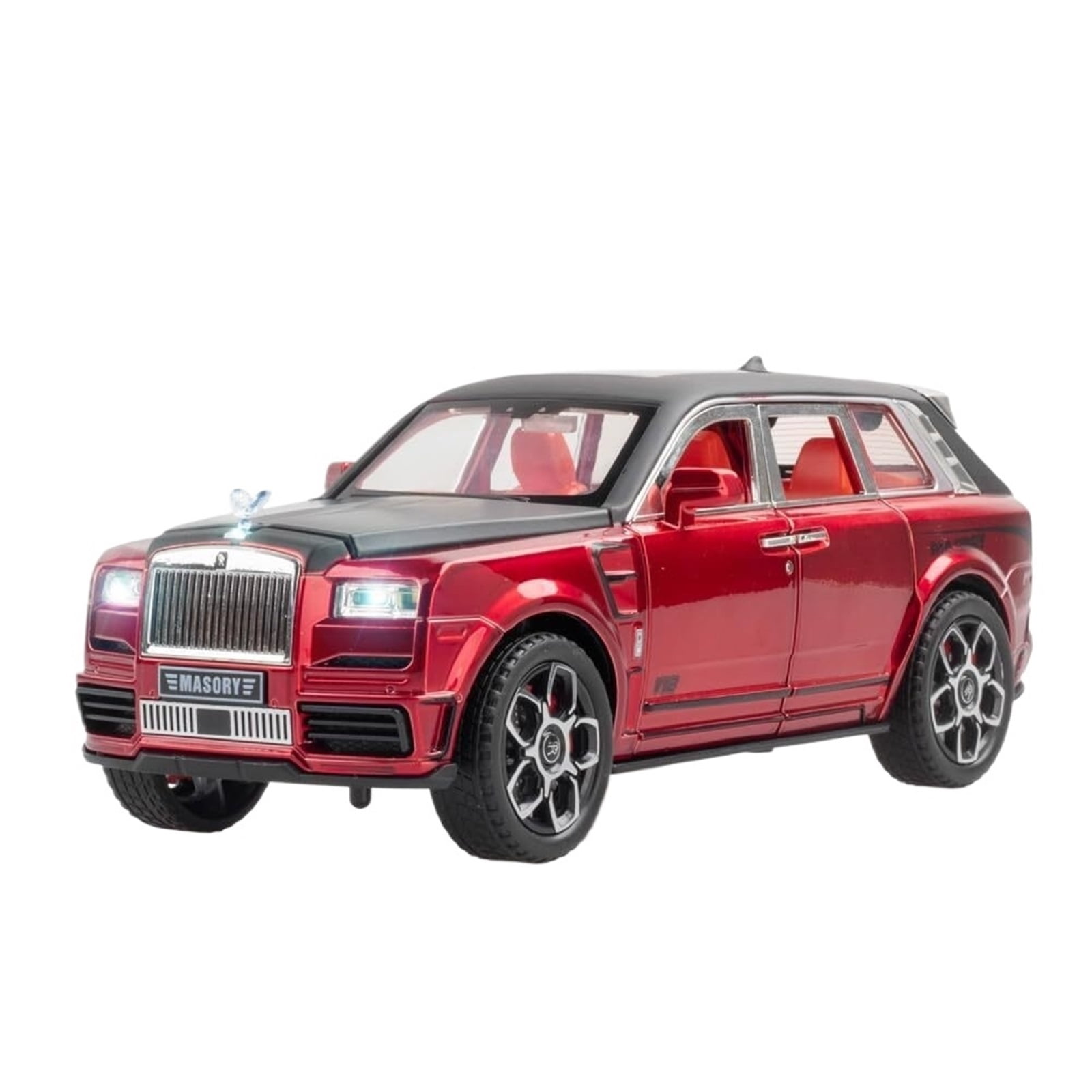 YANGJ Toy car model 1/24 alloy Die-cast car with sound and light collection children's gift ...
