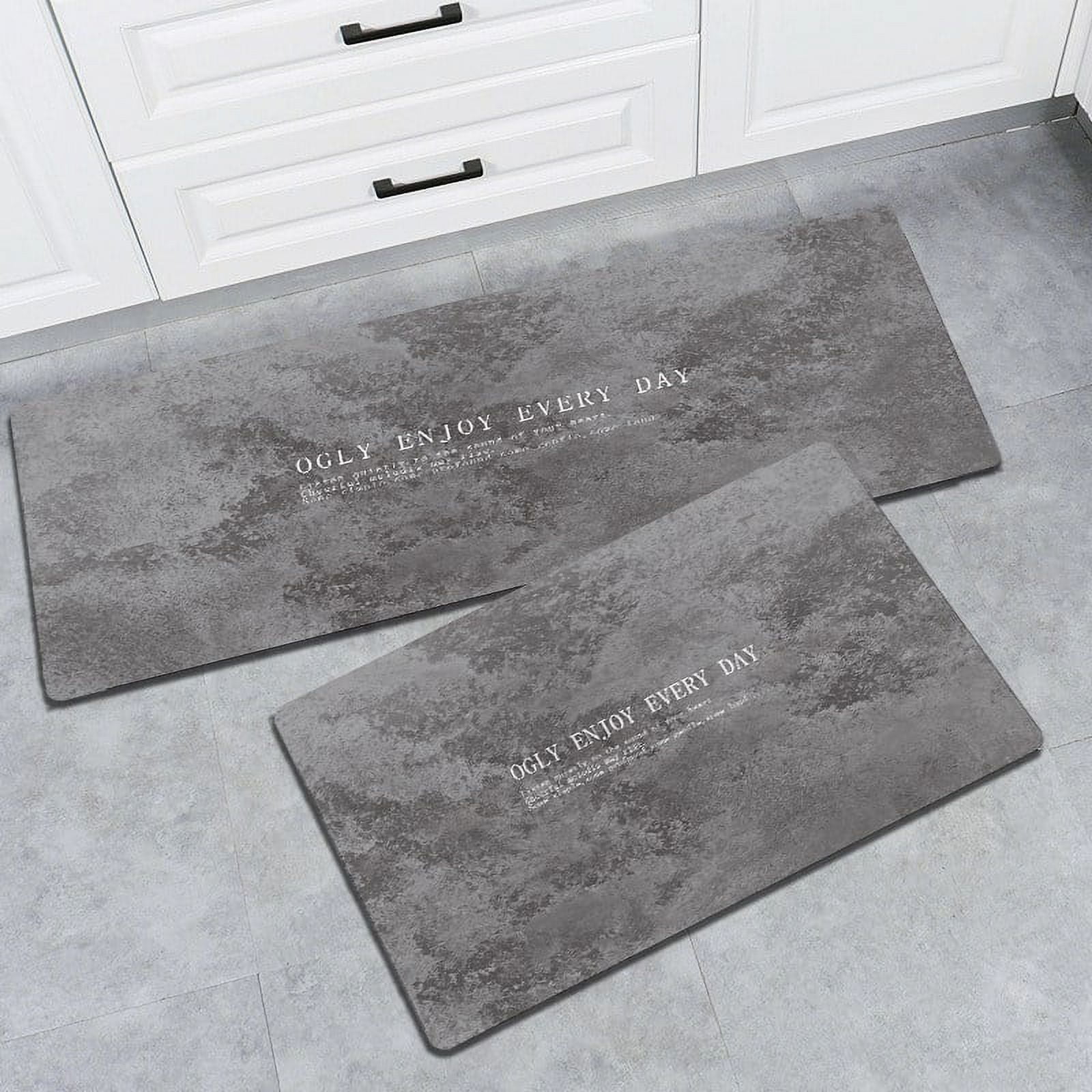 YANGKJ Anti-slip Nordic style diatomaceous earth bathroom floor mat ...