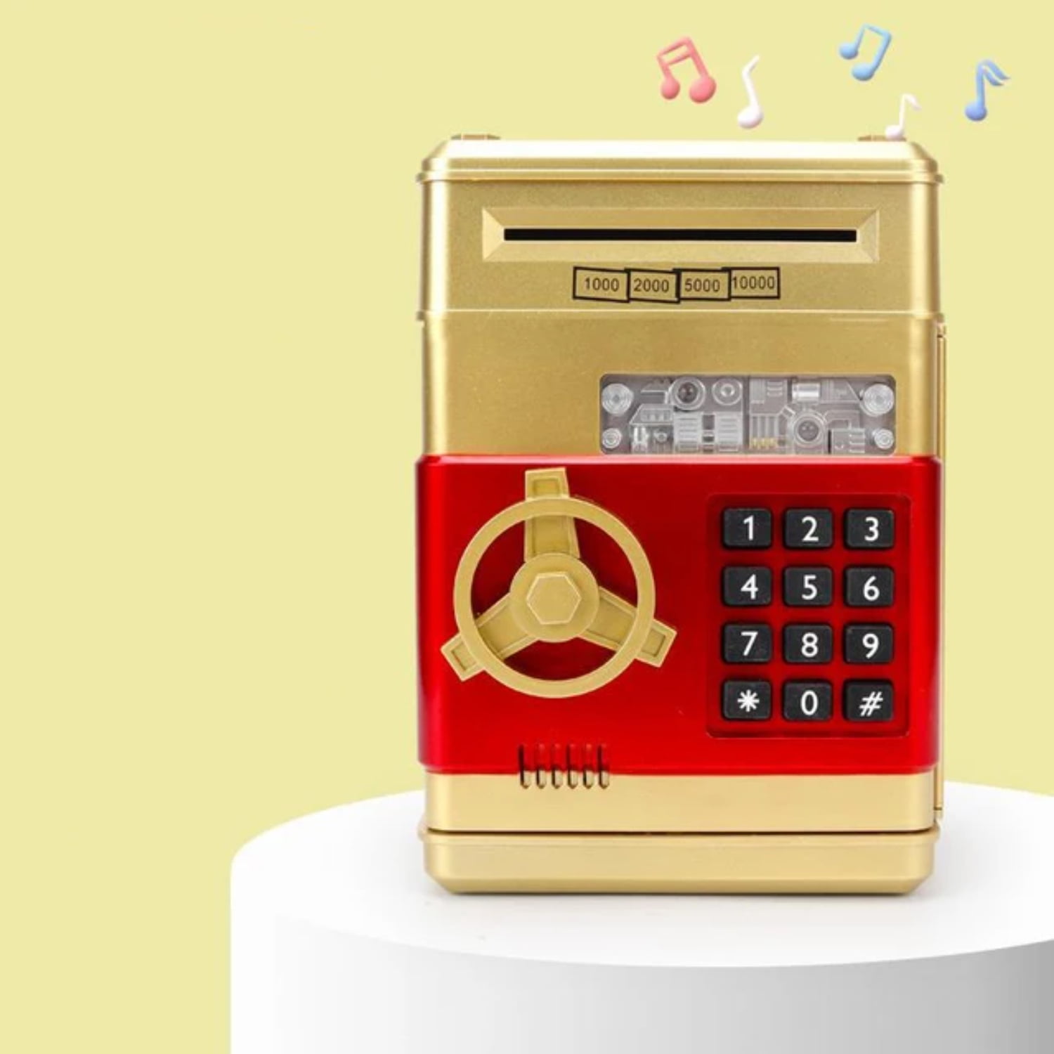 YANGKJ Safe Electronic Mini ATM Machine Money Boxes for Children ...