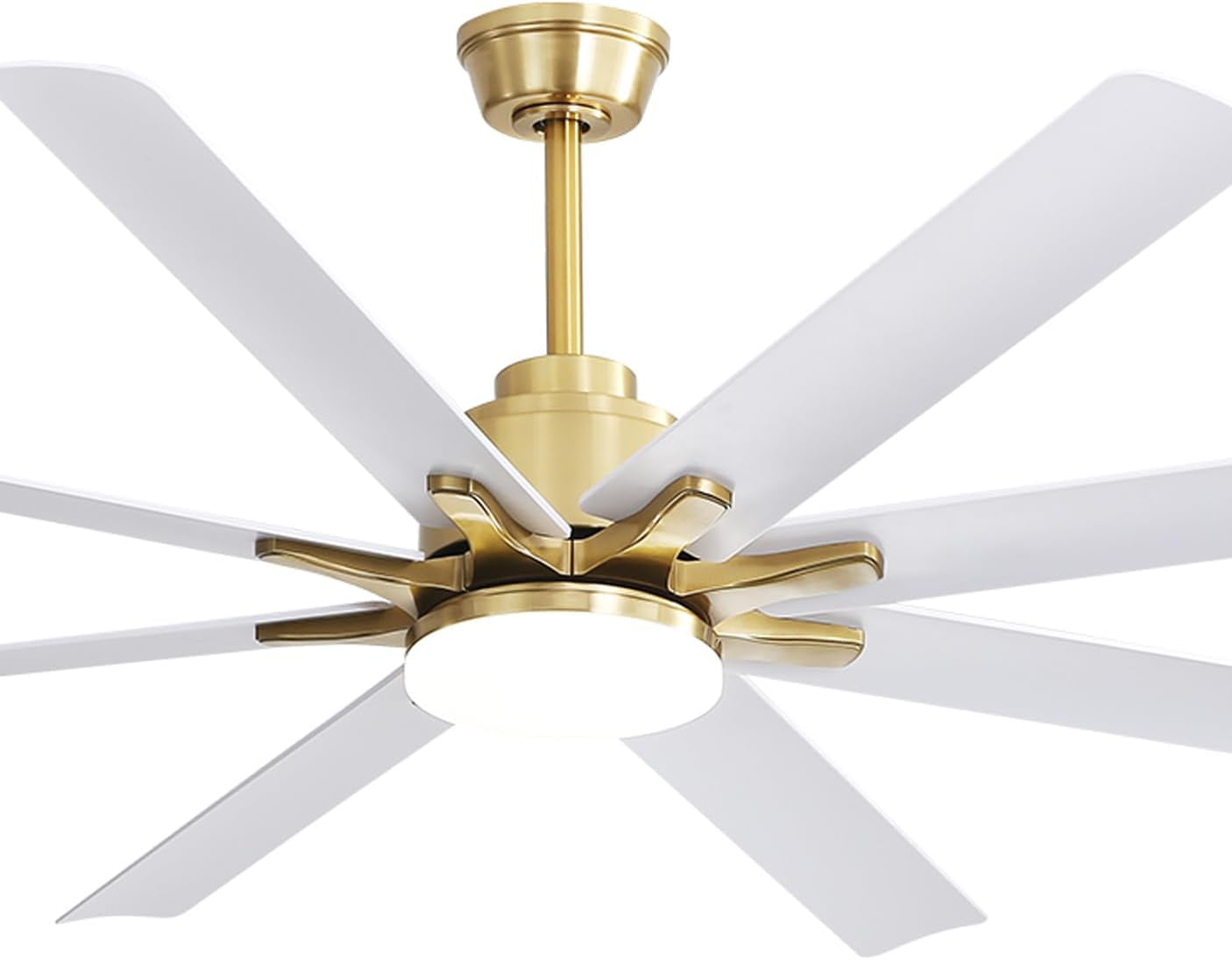 YANGRP 66 Inch Smart Ceiling Fan with Lights and Remote, APP Control ...
