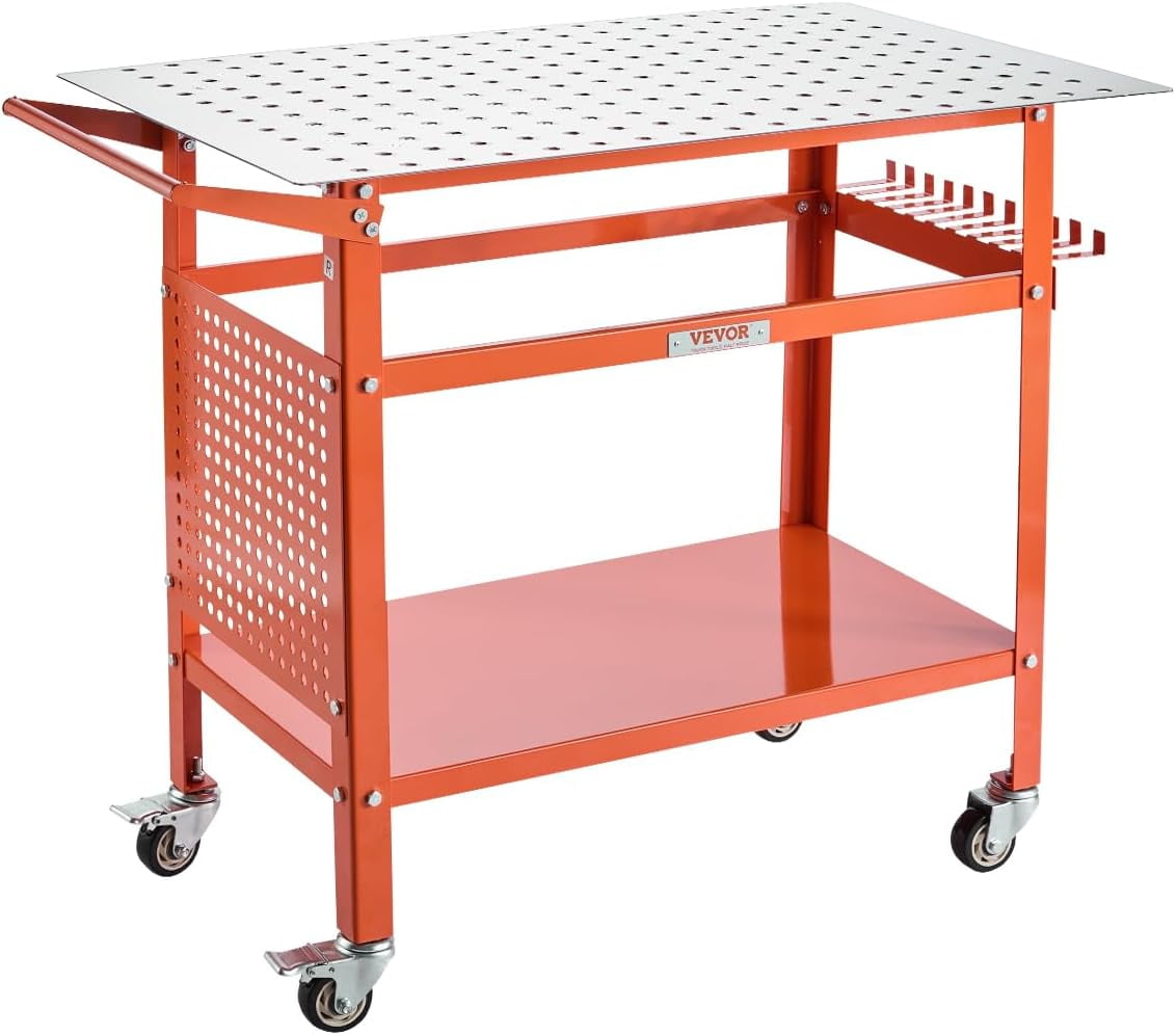 YANGRP Welding Table, 40" x 24" Welding Workbench Table with 800LBS ...