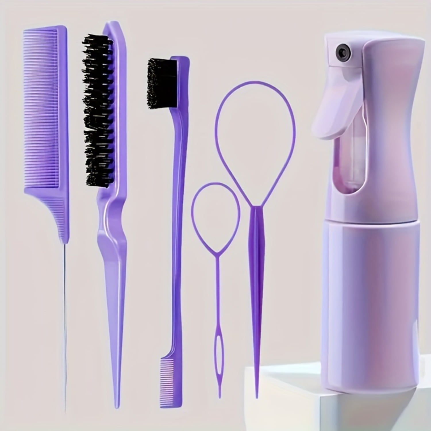 YANGU Hair Styling Tool Set with High-Pressure Continuous Spray Bottle ...