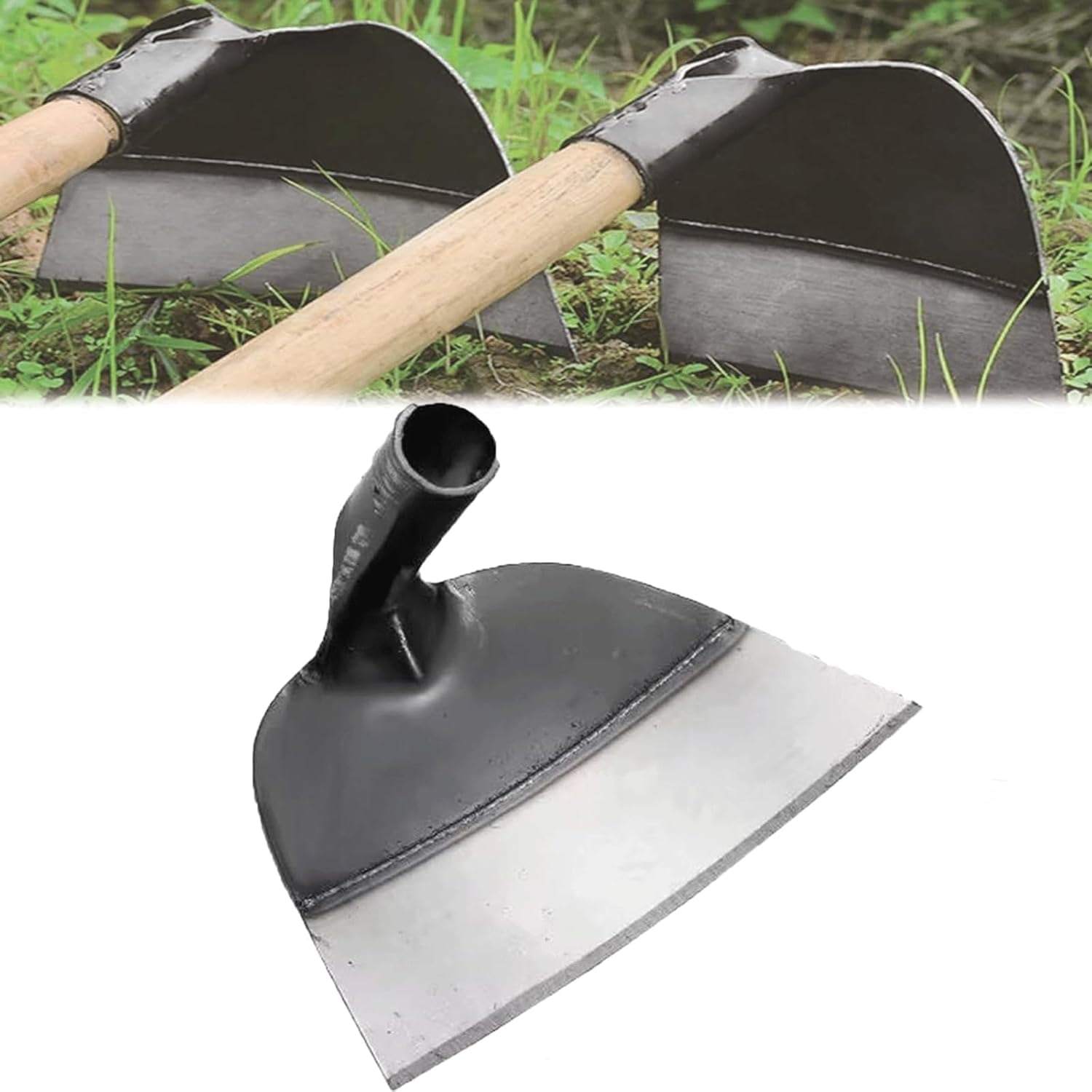 YANGU Heavy-Duty Steel Farm Gardening Weeding Hoe Head Garden Hoes for ...