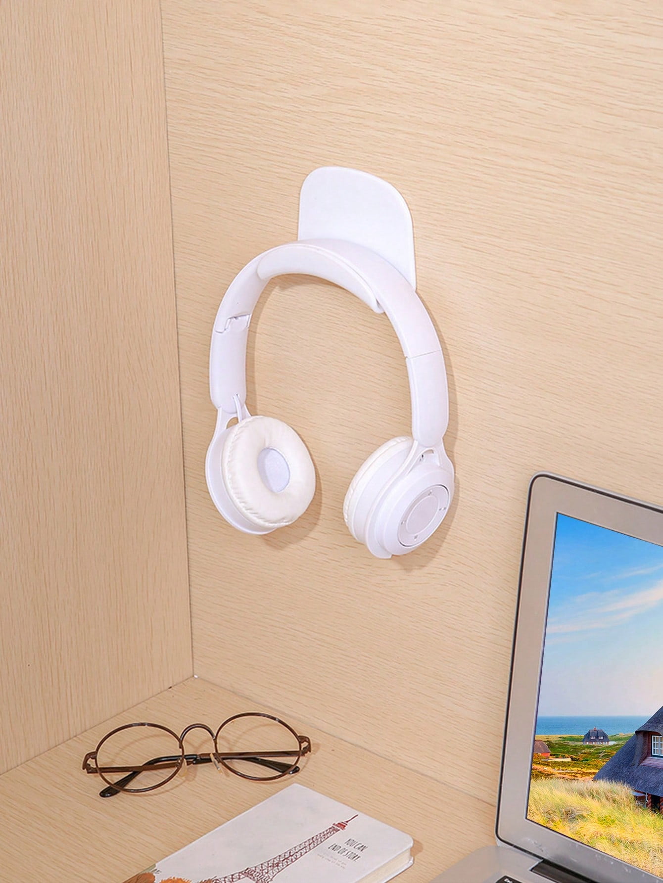 YANGURJ Headphone Hanger Stand Desktop/wall Mount Gaming Headset Holder ...