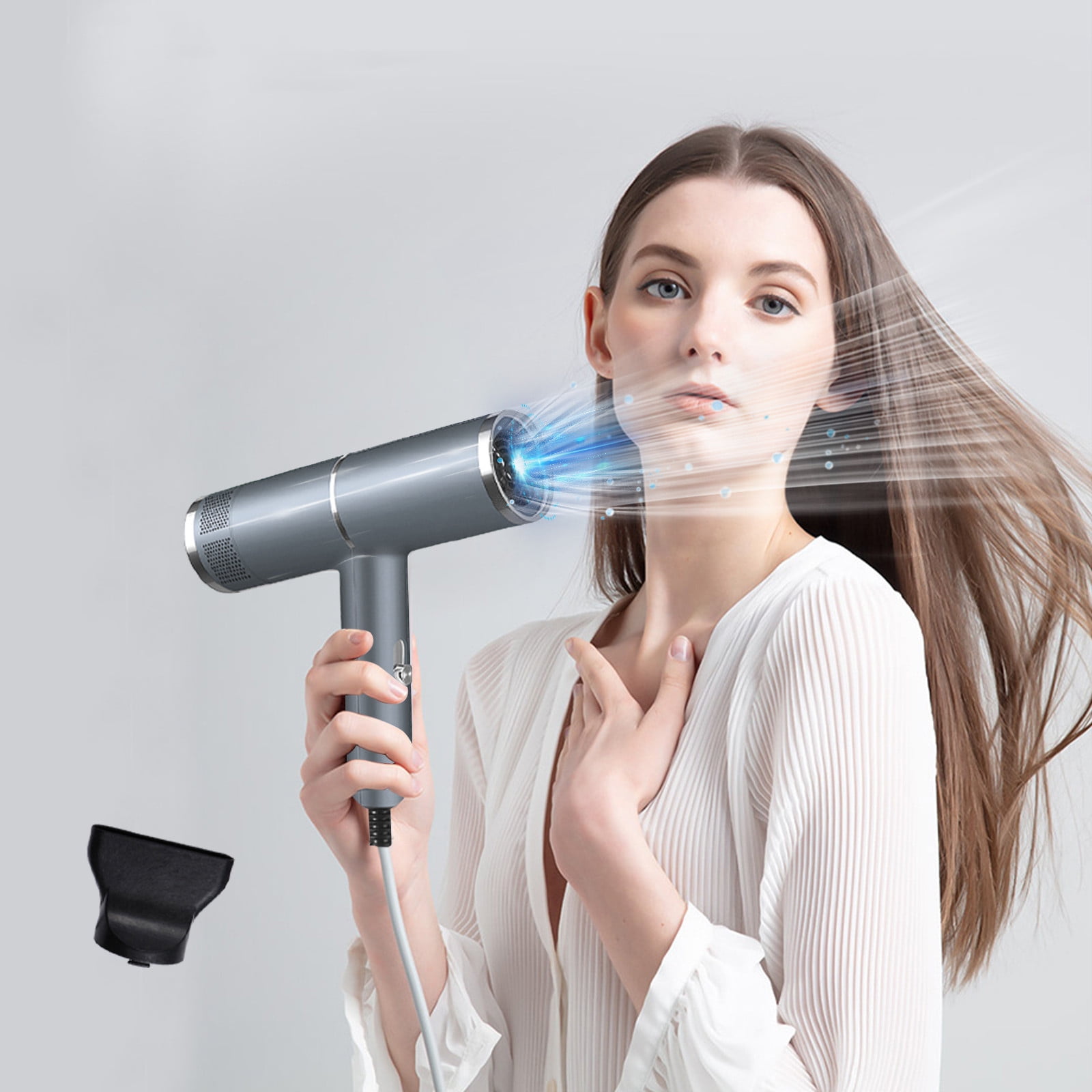 YANHAIGONG 800W Hair Dryer with Diffuser Travel Size,Hair Dryers for Women with Thin Hair ...