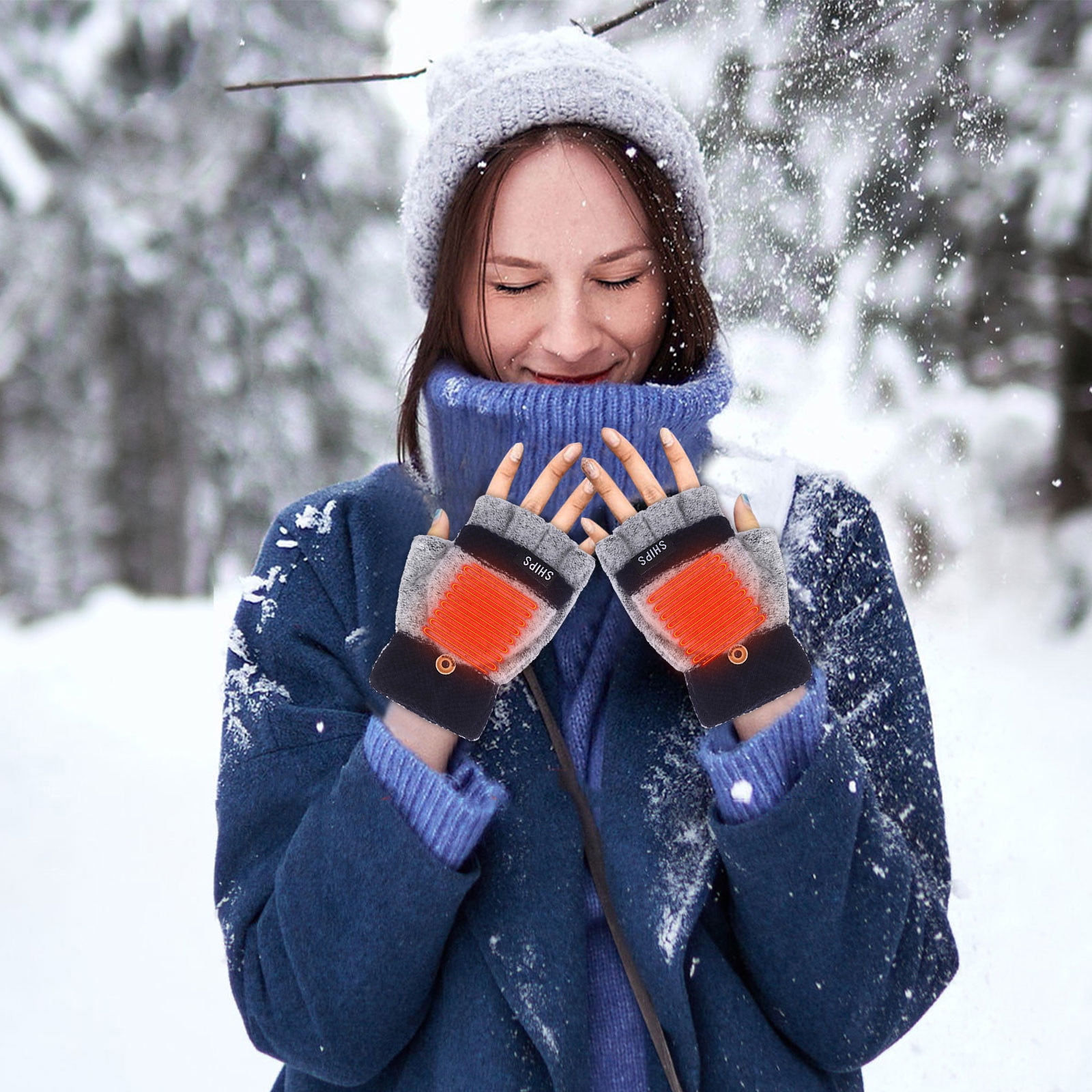 YANHAIGONG Hand Warmer Gloves for Arthritis Mitten Usb Hand Warmers ...