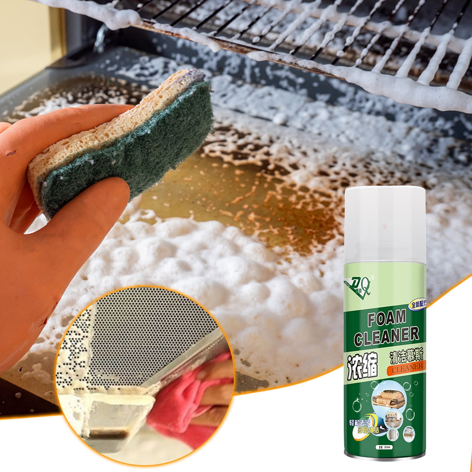 YANHAIGONG Kitchen Cleaner Spray,300ml Degreaser Cleaner Heavy Duty ...