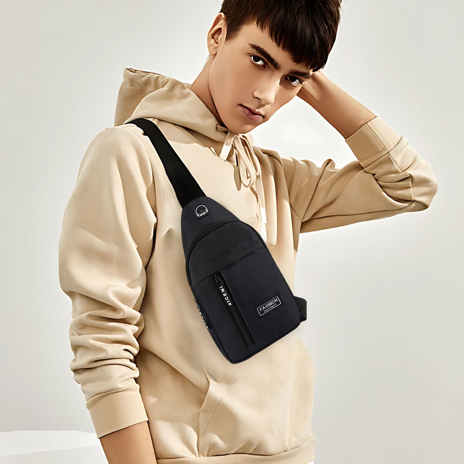 YANHAIGONG Small Sling Bag Crossbody Sling Backpack for Women, Chest ...