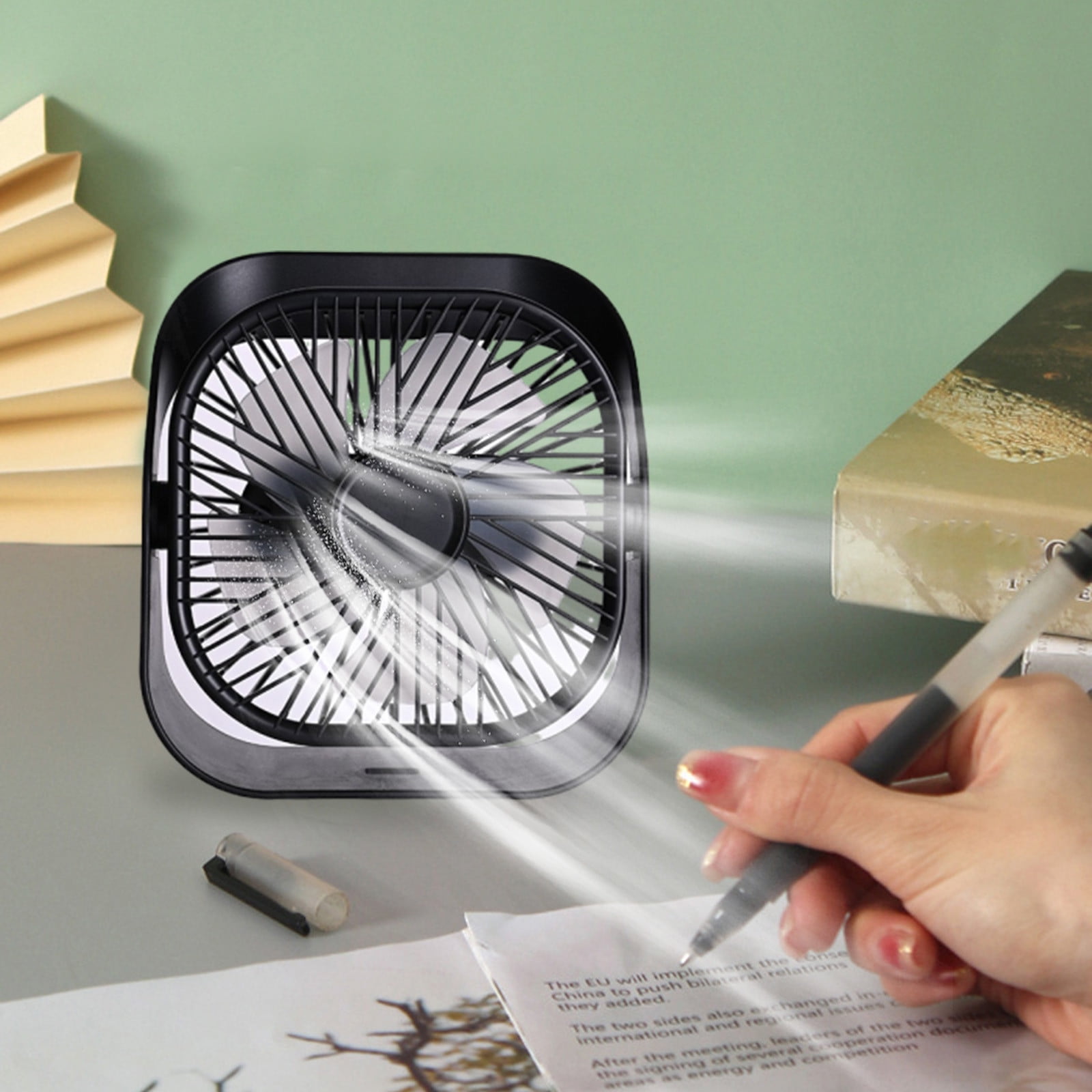 YANHAIGONG Summer Savings!Desk Fans Small Quiet,Small Fans for Bedroom ...