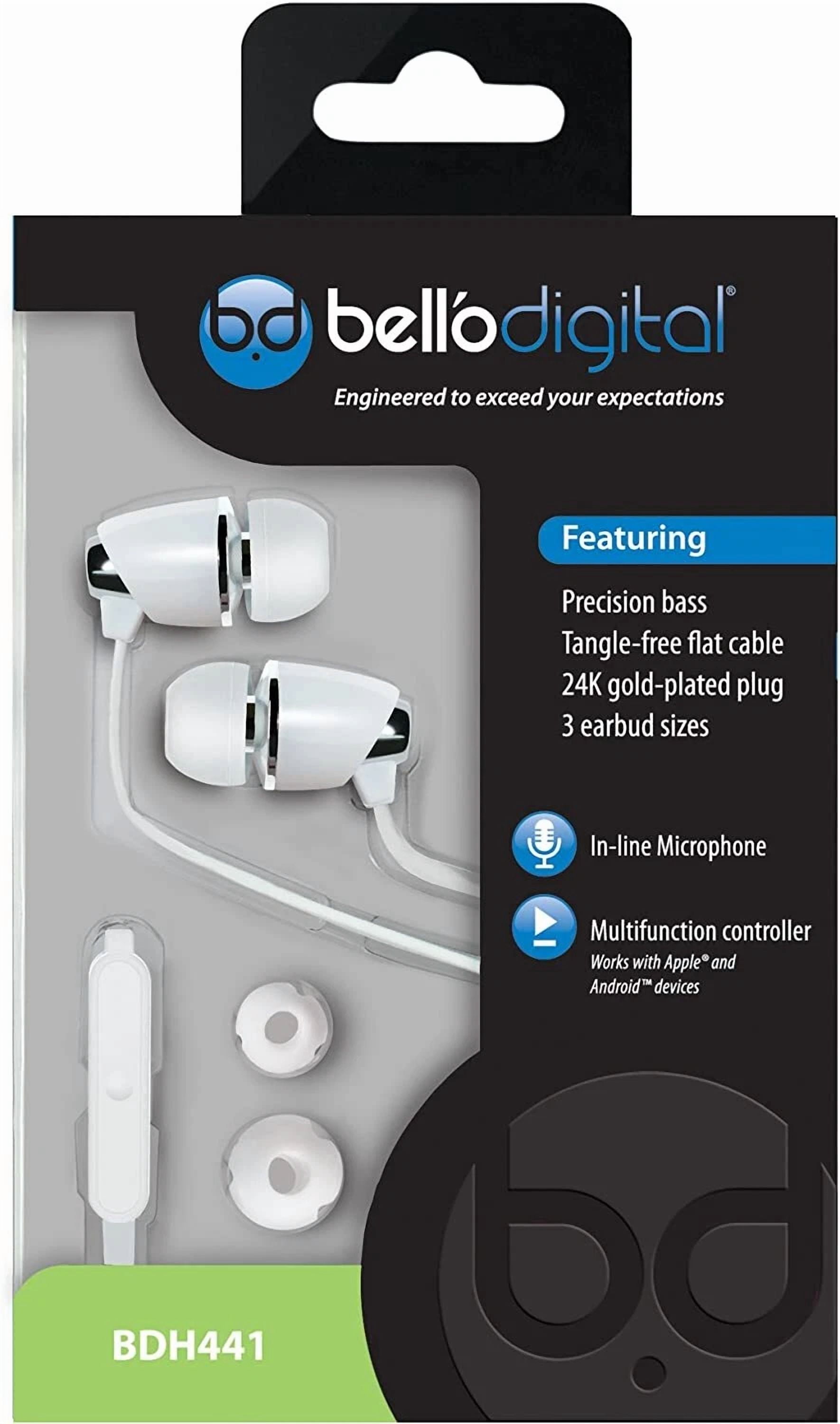 YANI- Bell'O - Bdh441Wh - In-Ear Headphones With Precision Bass - Piano ...