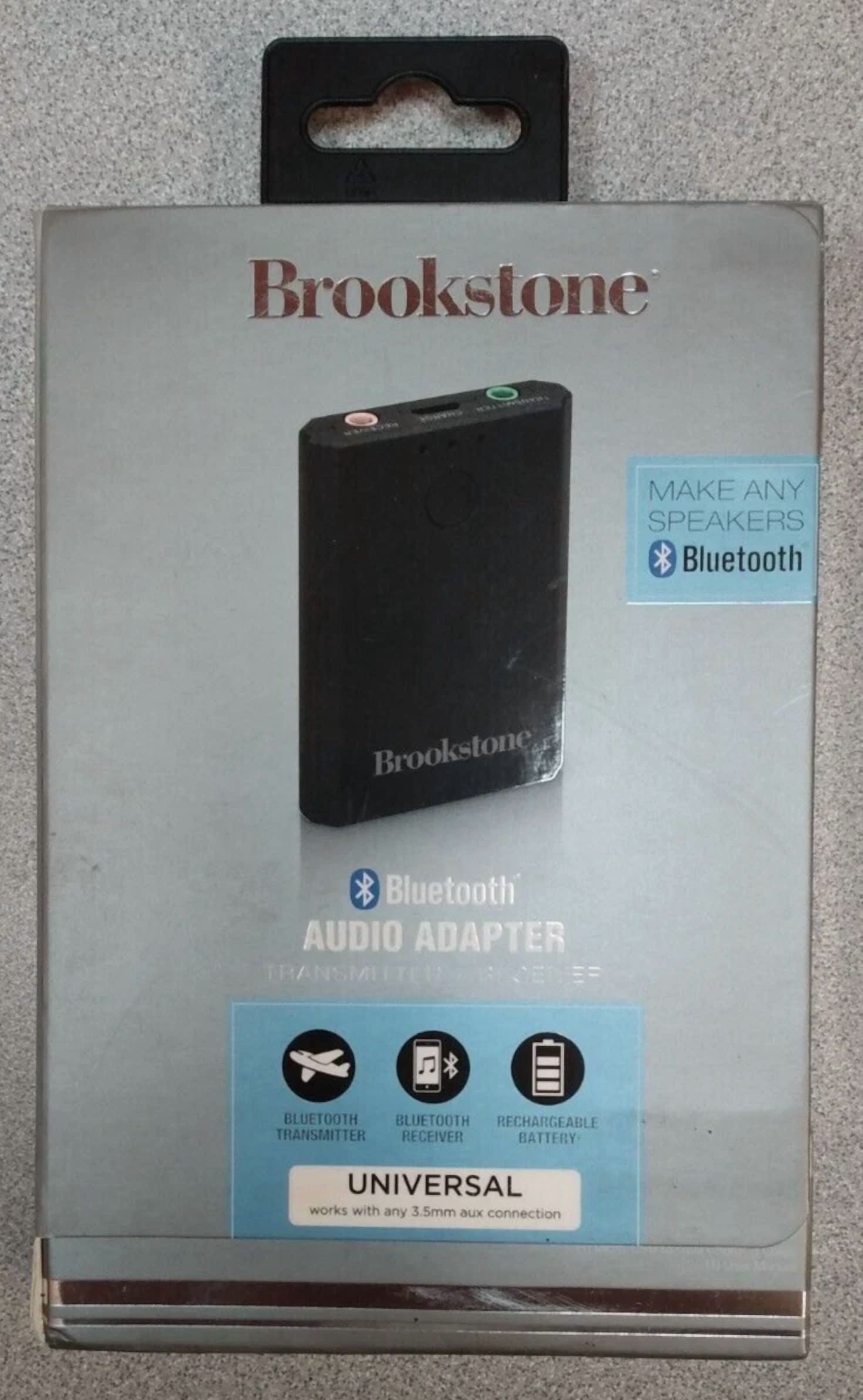 YANI- Brookstone Bluetooth Audio Adapter -Transmitter & Receiver ...