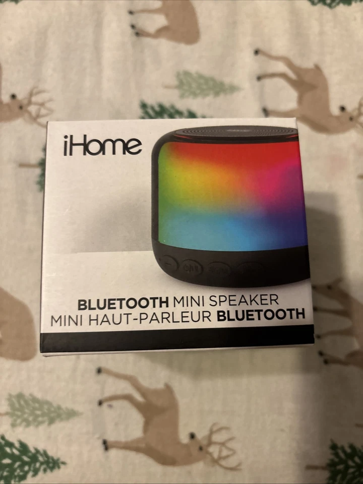 YANI- Ihome Mini Bluetooth Speaker Color Changing Rechargable Up To 18 ...