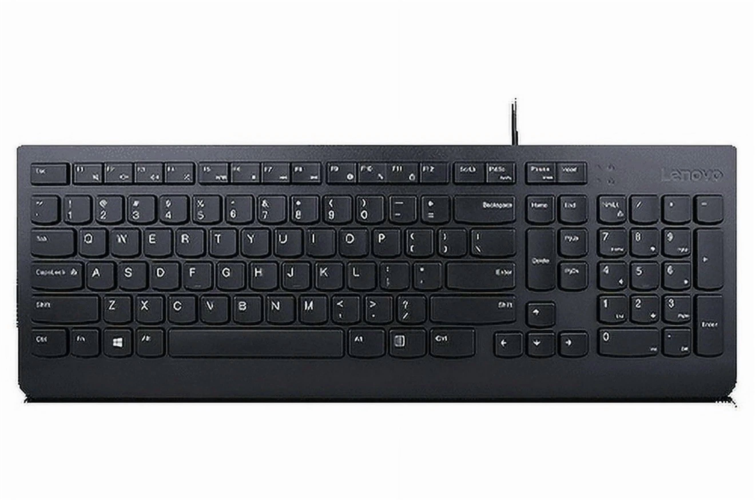 YANI- Lenovo 300 Usb Keyboard, Wired, Adjustable Tilt, Ergonomic ...