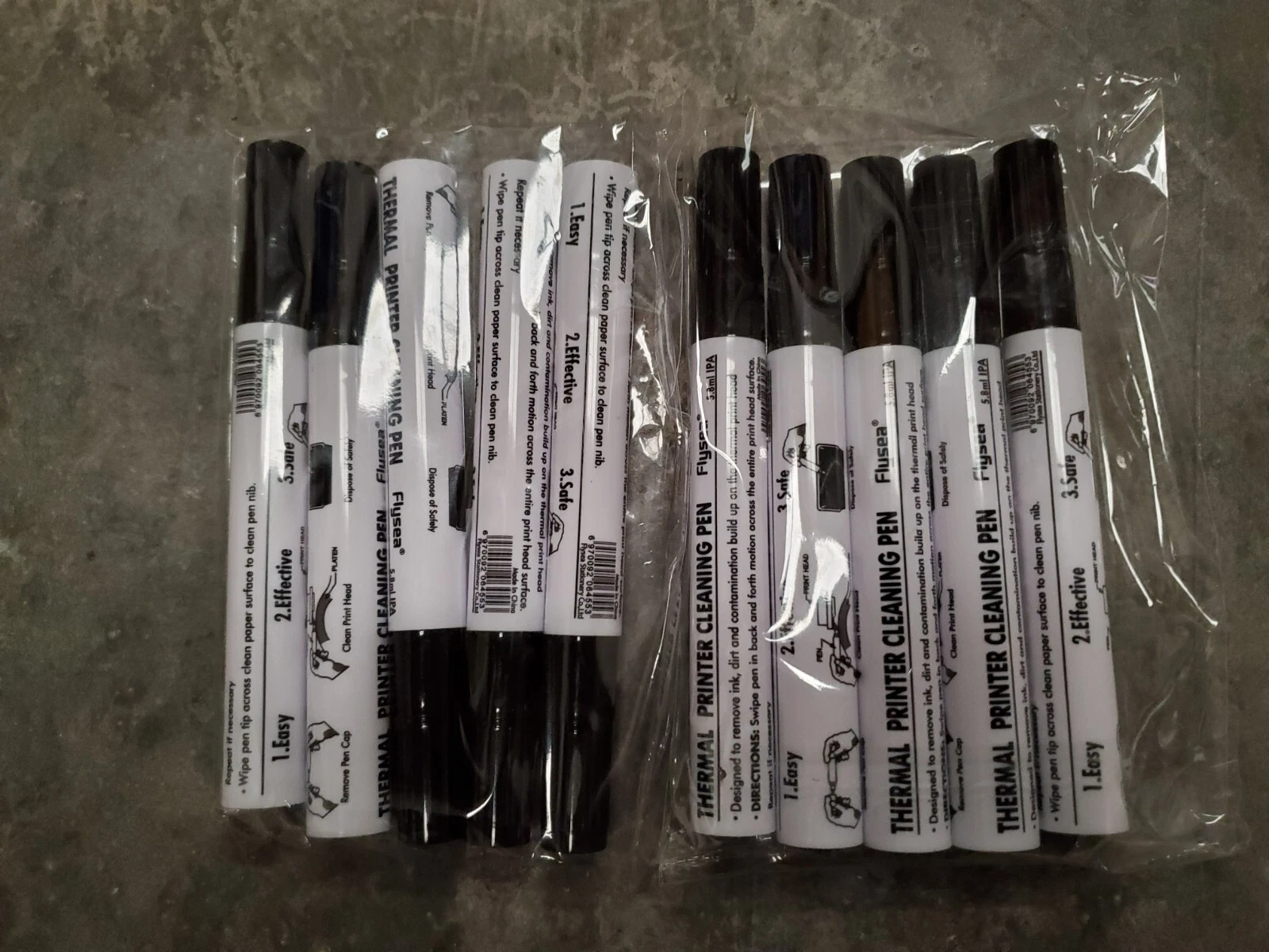 YANI- |Lot Of 2| 5Pack Thermal Printer Cleaning Pen Printhead Total 10 ...