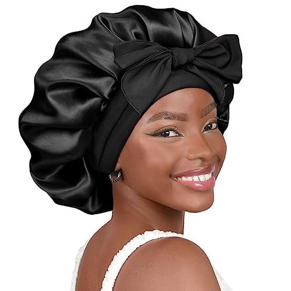 YANIBEST Satin Bonnet Silk .. Bonnet for Sleeping Double .. Layer Satin ...