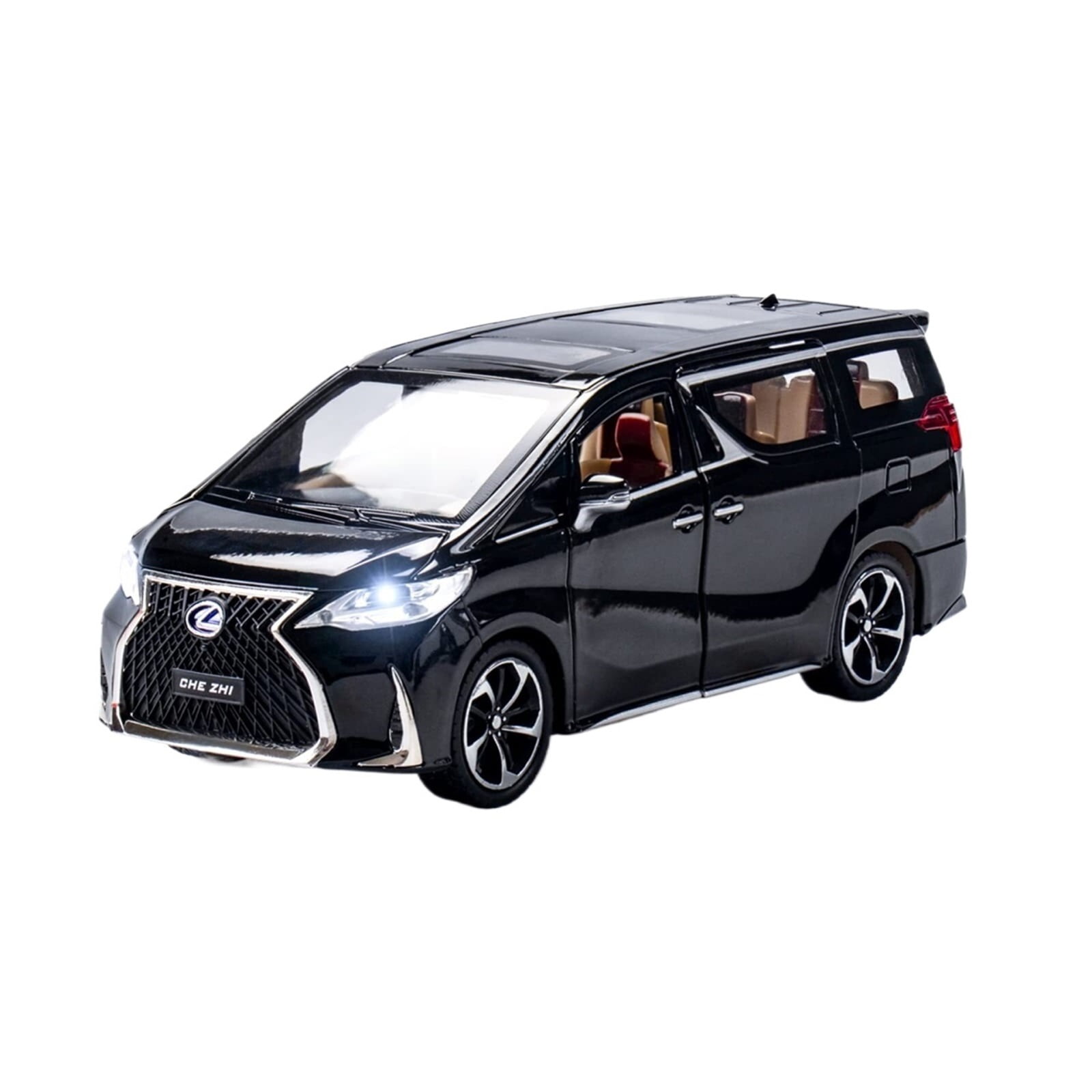 YANJ Die-cast metal toy model car 1:24 Scale model car with sound and ...