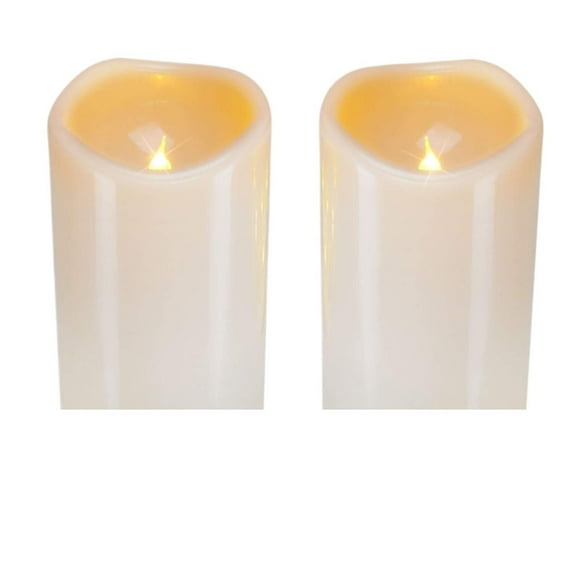 YANJ Large Waterproof Outdoor Driver Flickering LED Pillar Candle for ...