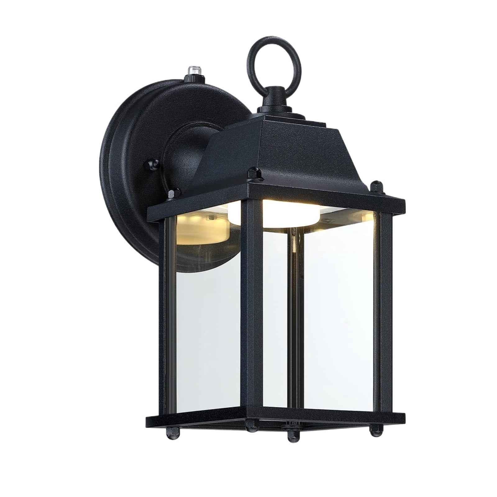 YANJ Small Outdoor LED Wall Light Battery Aluminium Housing with Glass ...