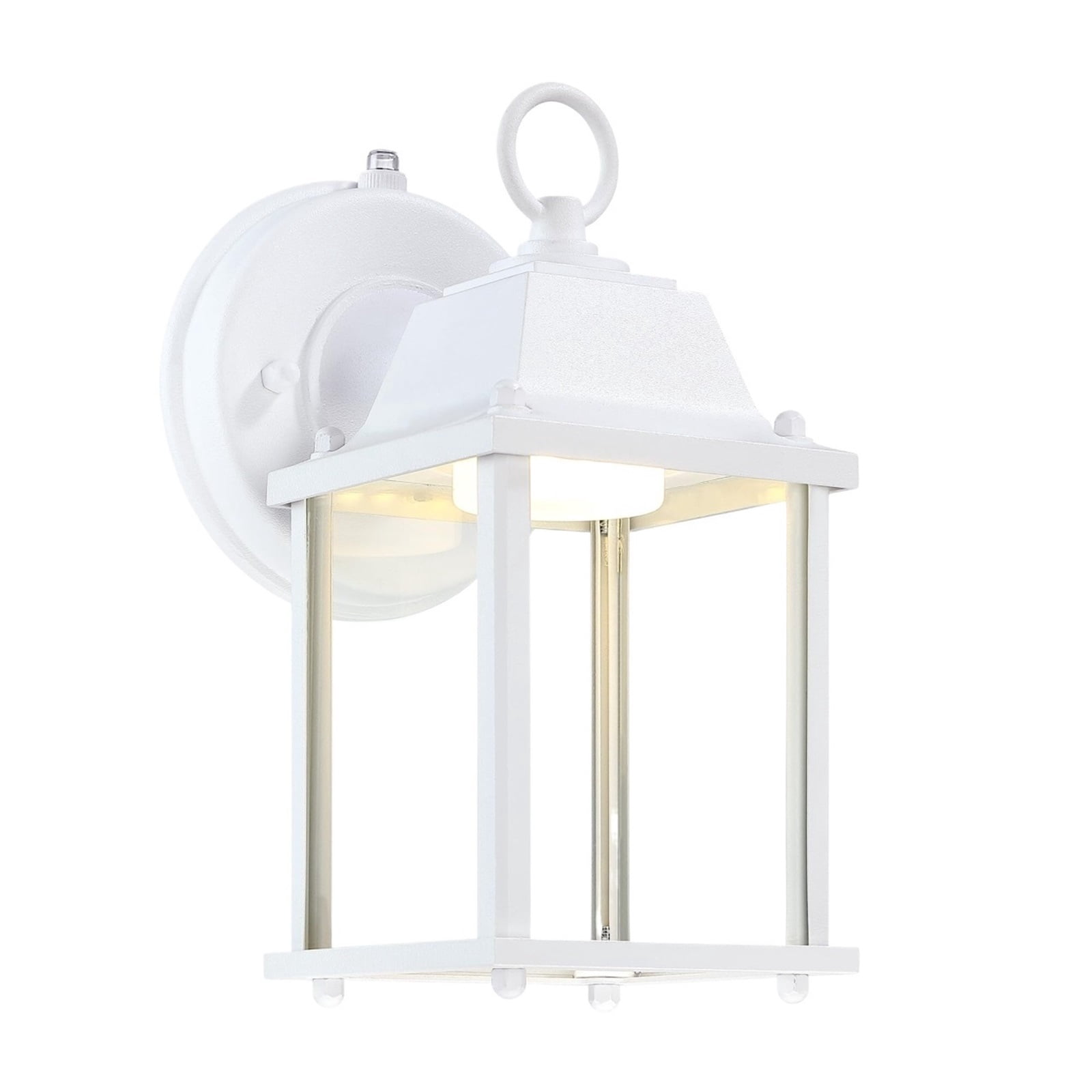 YANJ Small Outdoor LED Wall Light Battery Aluminium Housing with Glass ...