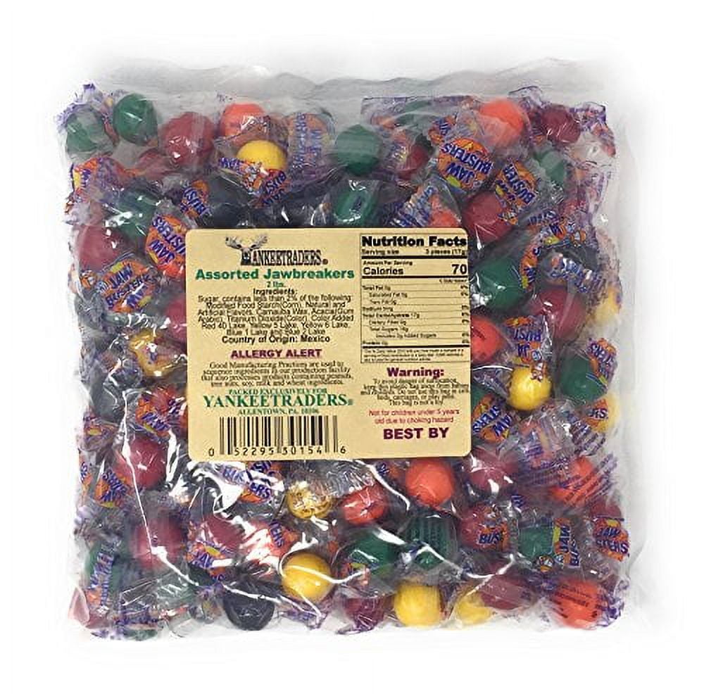 YANKEETRADERS Classic Candy, Assorted Jaw Breakers, 2 Lb - Walmart.com