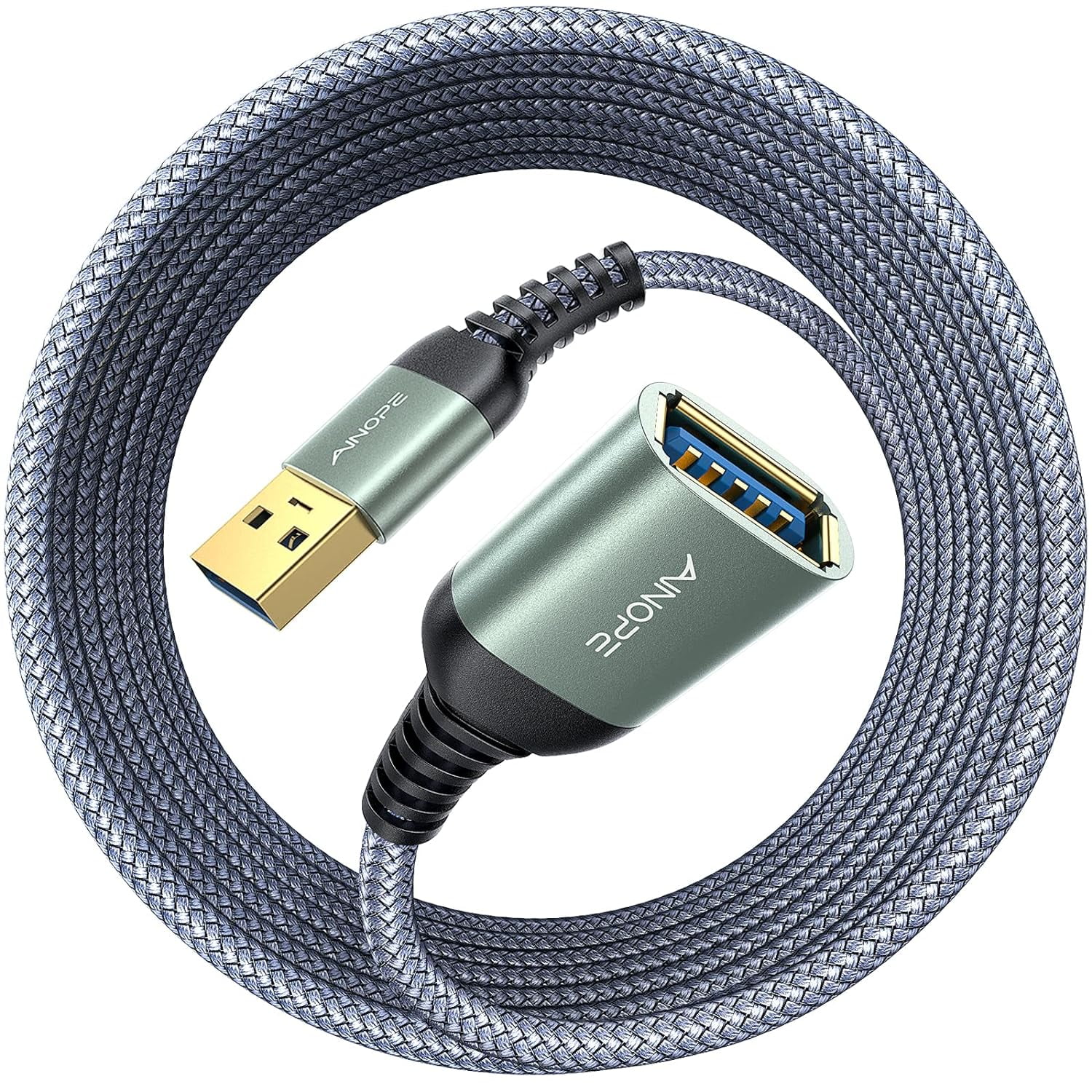 YANLIN-2 Pack USB Extensions Cable High Speed USB 3.0 Extension Cord ...