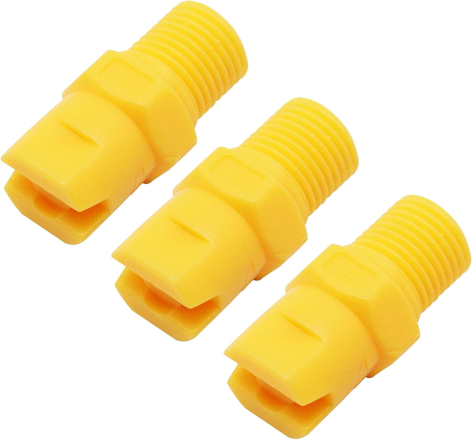 YANLIN-20Pcs Sprayer Nozzle Tips 1/8 BSPT Male Thread Plastic Flat Fan ...