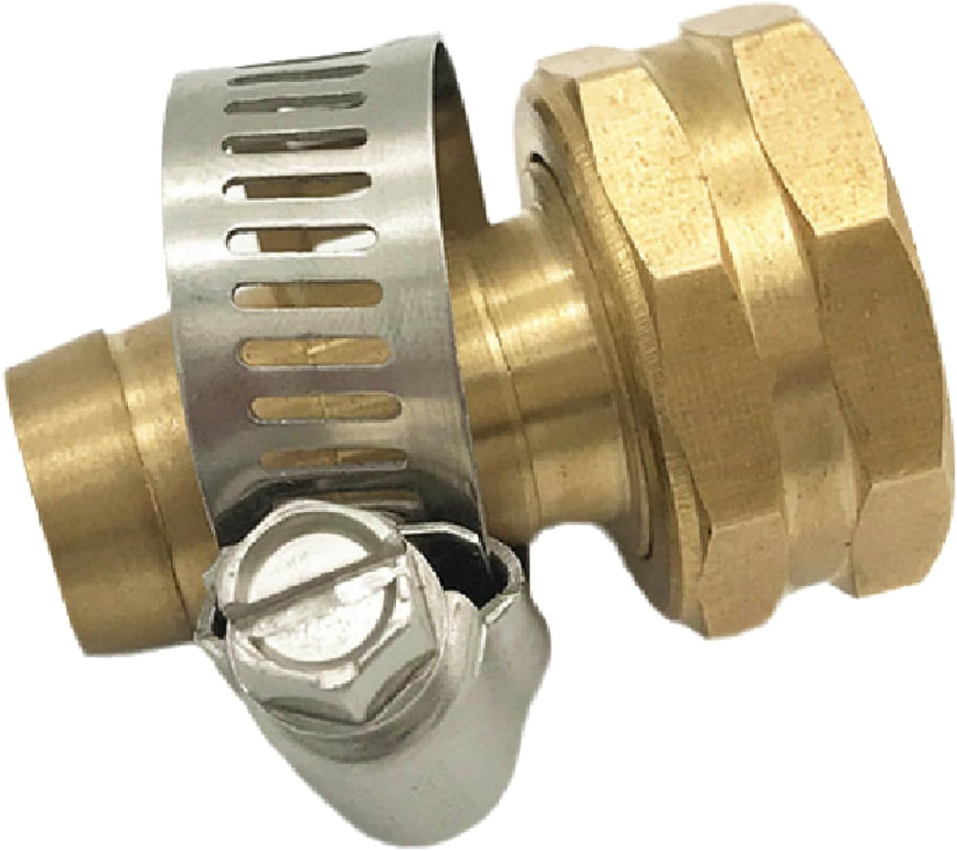 YANLIN-Garden Hose Adapter Swivel Fitting, 5/8" Barb x 3/4" GHT ...