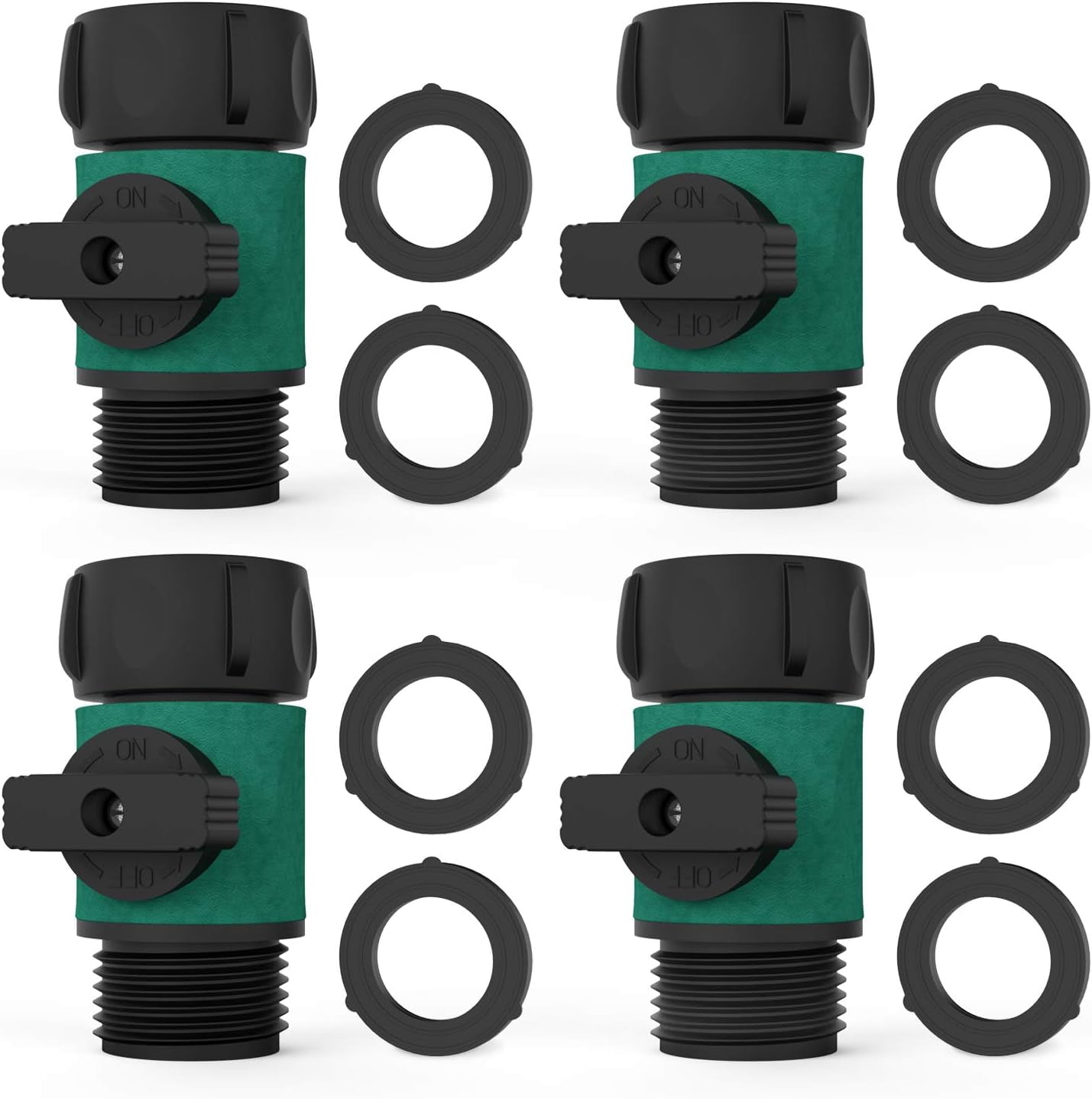 YANLIN-Garden Hose Shut Off Valve, Garden Hose Turn Off Valve Garden ...