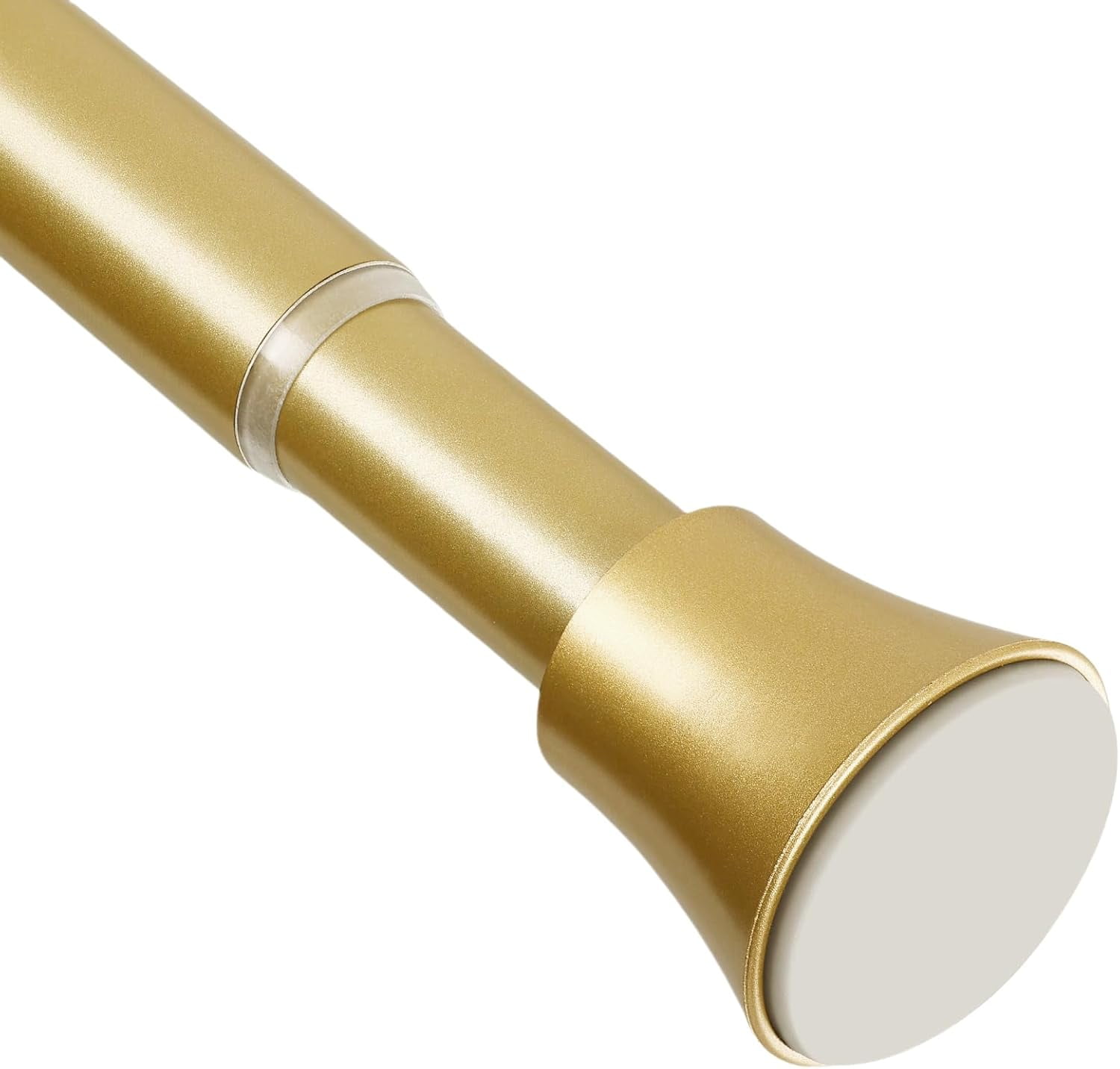 YANLIN-Gold Shower Curtain Rod - Tension Curtain Rod Adjustable 32 to ...