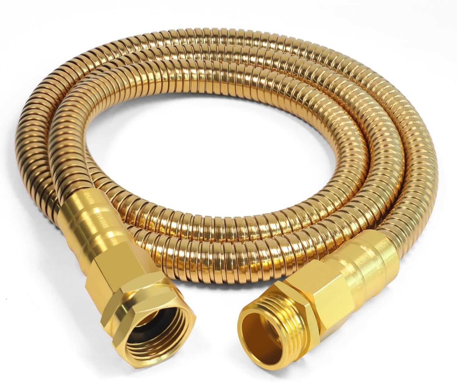 YANLIN-Short Metal Garden Hose 3 ft \u2013 304 Stainless Steel Water ...