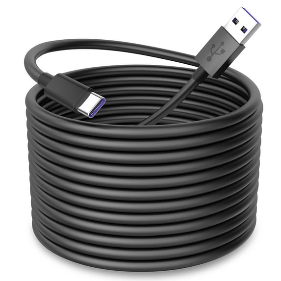 YANLIN-USB to USB C Power Cable for CCTV Camera, 33FT Type C Long Power Extension Cable for Tapo ...