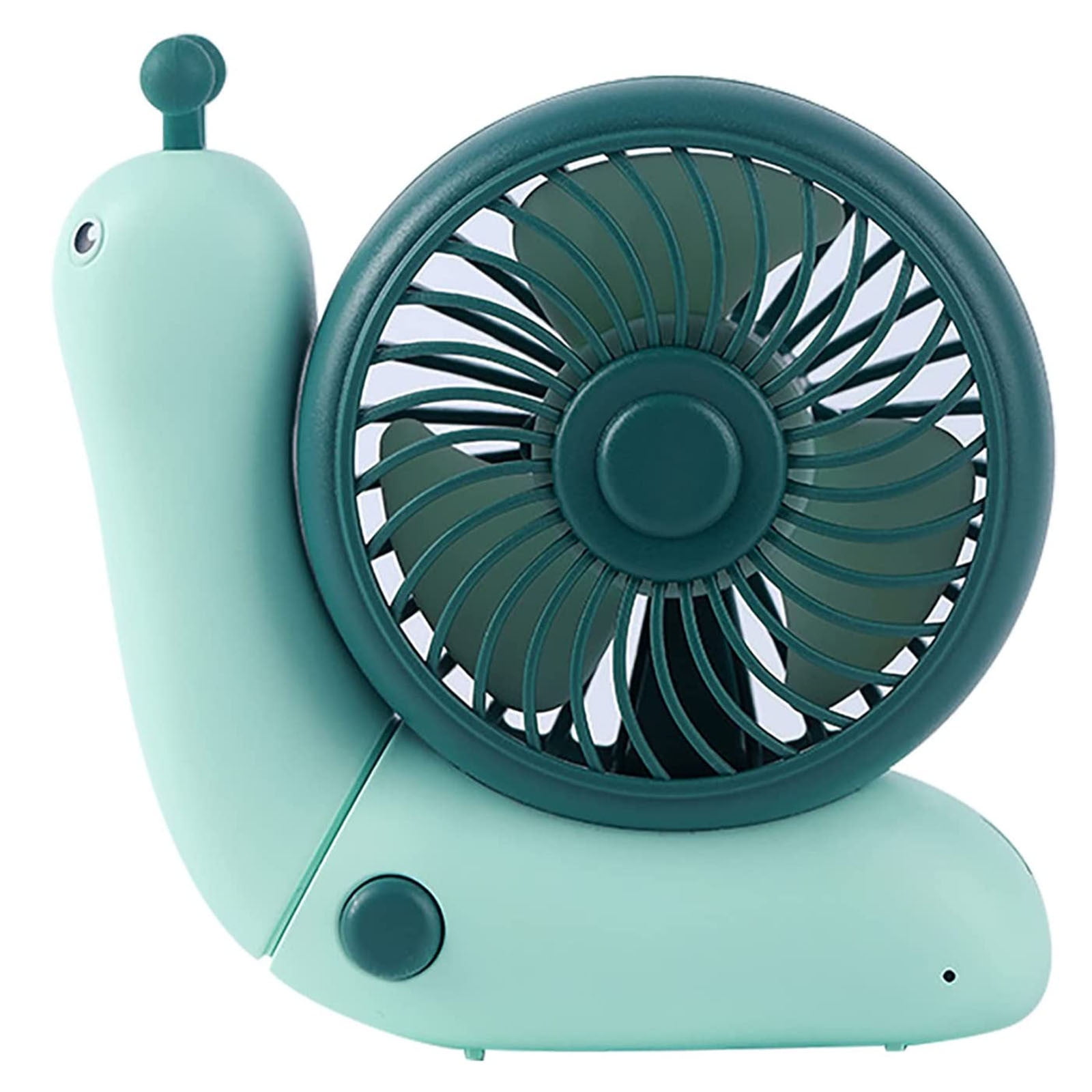 YANPIN Fans Desk Fan Cute Snails Shaped Personal Fan USB Rechargeable ...