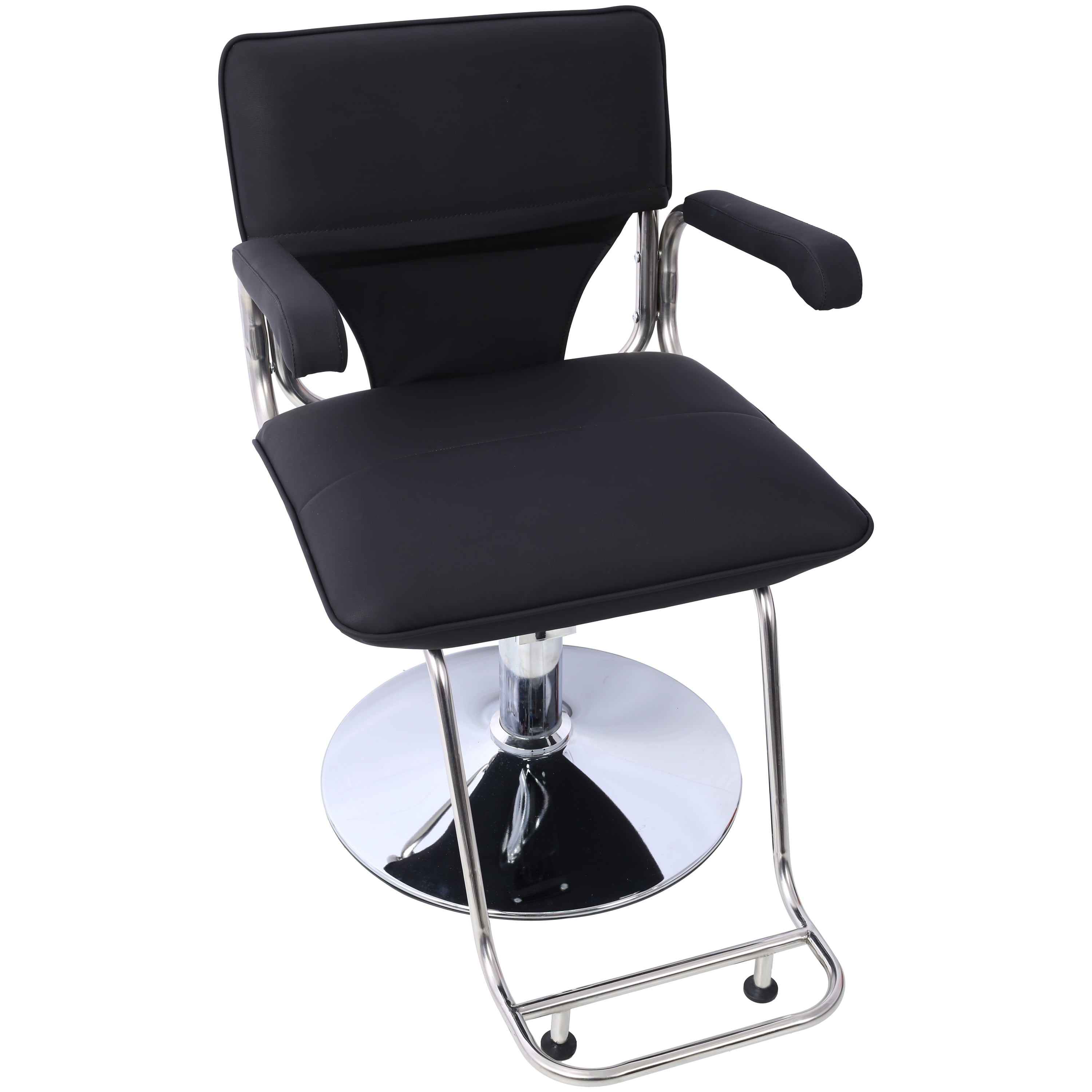 YANSHE Artist Hand Hydraulic Barber Chair, Hair Salon Chair With Round ...