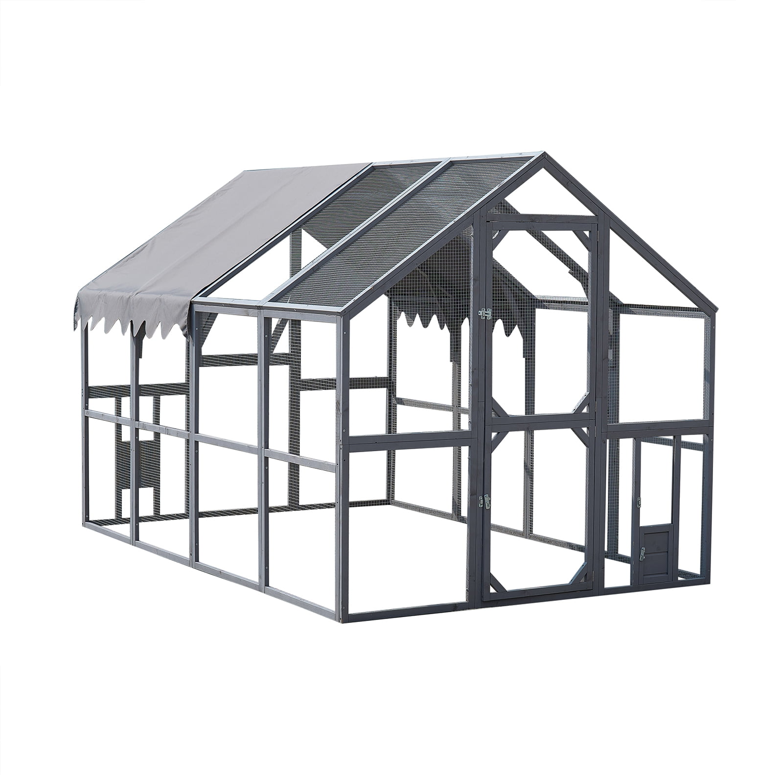 YANSHE Chicken Coop, Outdoor Chicken Coop With Removable Waterproof ...