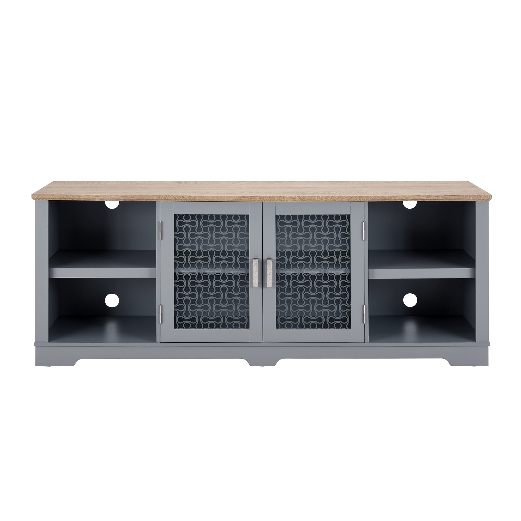 YANSHE Modern Farmhouse 70" TV Stand For 80 Inch TV, Media Console ...