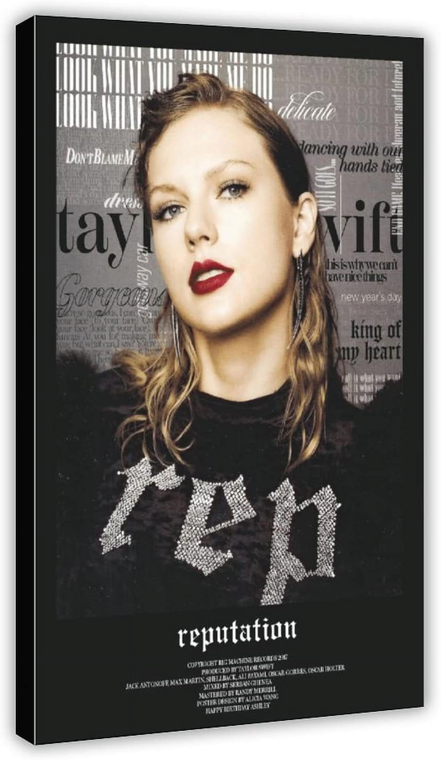 YANSHENG Music Poster Midnights Swift Canvas Poster Wall Art Decor Print Picture Paintings for ...