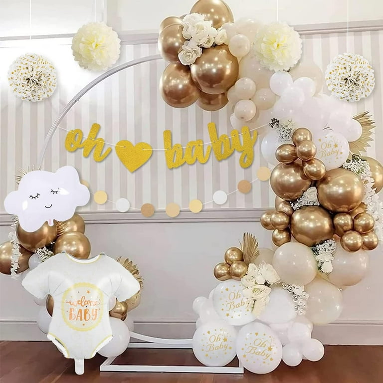 Unisex Baby Shower Decoration Ideas Oh Baby! Neutral Baby Shower Decor
