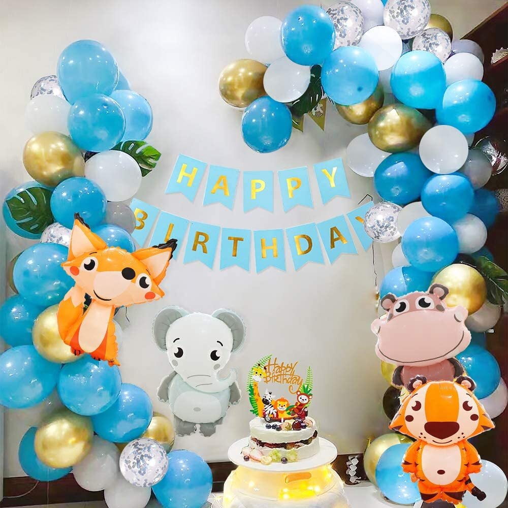 YANSION Woodland Balloon Garland Arch Kit for Woodland Animal 1st, 2nd ...