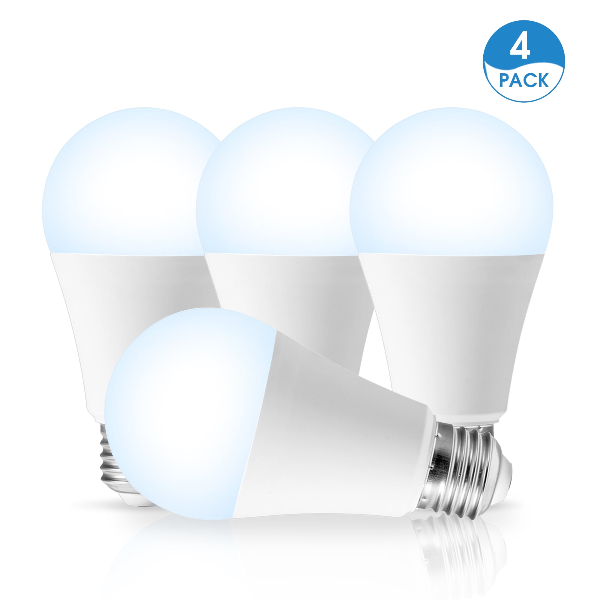 YANSUN Dusk to Dawn Light Bulbs, 12W, 1000LM, 5000K, E26 A19 Sensor LED ...