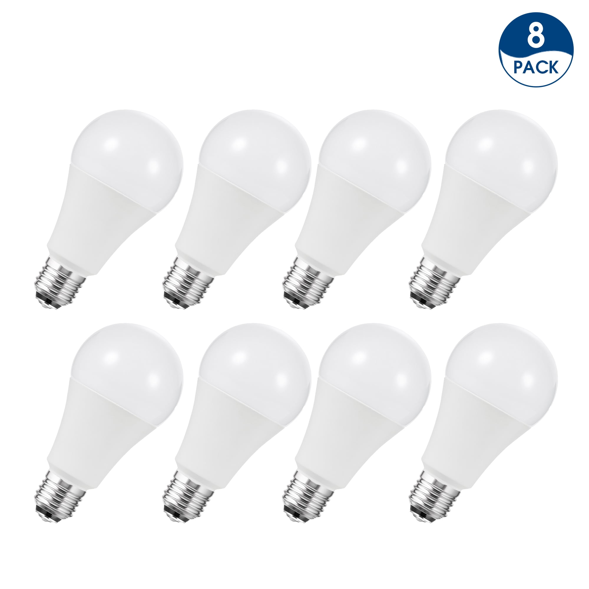 YANSUN 3-Way LED Light Bulbs 50W-100W-150W Equivalent, Color Changing ...