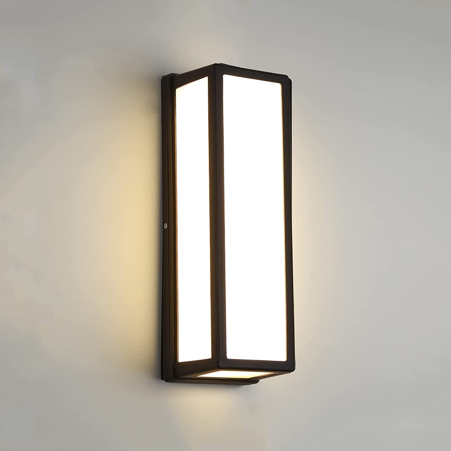 YANSUN 50W LED Wall Mount Outdoor Wall Lighting, Modern Porch and Patio ...