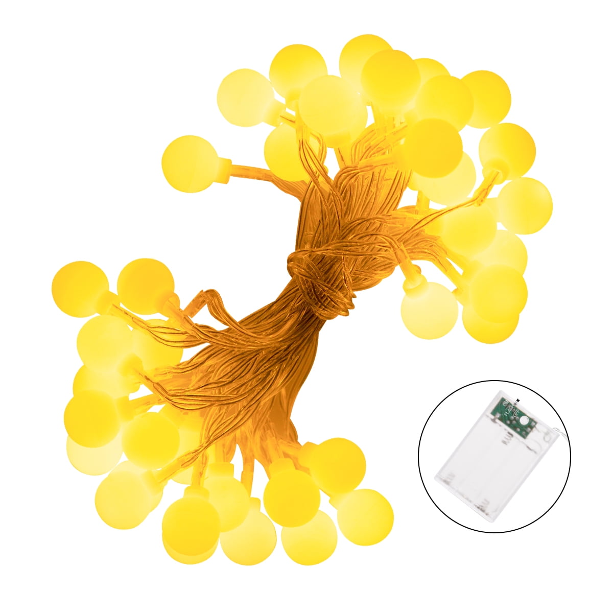 YANSUN LED String Lights, Battery Operated Mini String Lights for DIY ...